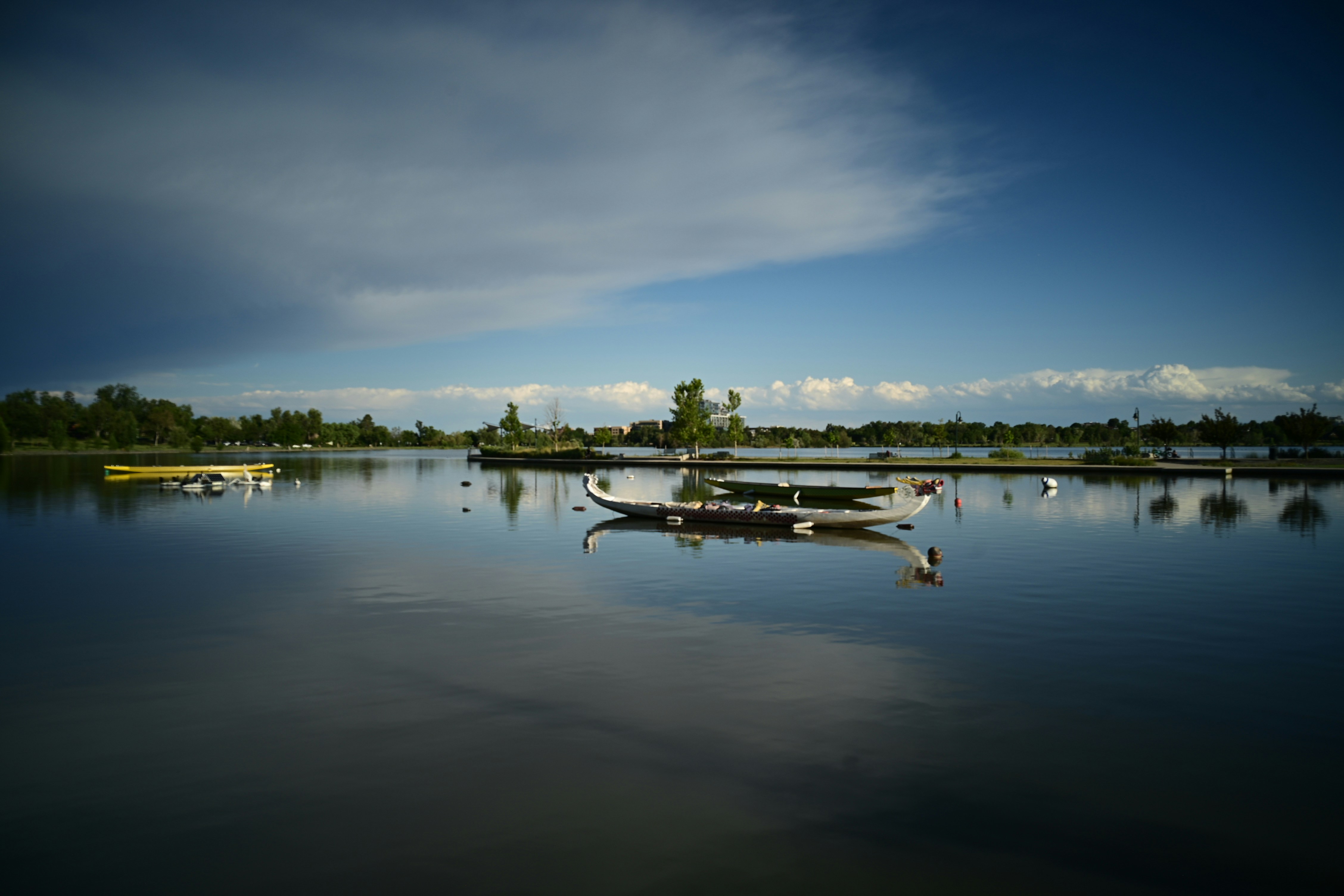 Quiet Boats at the Glassy Bend