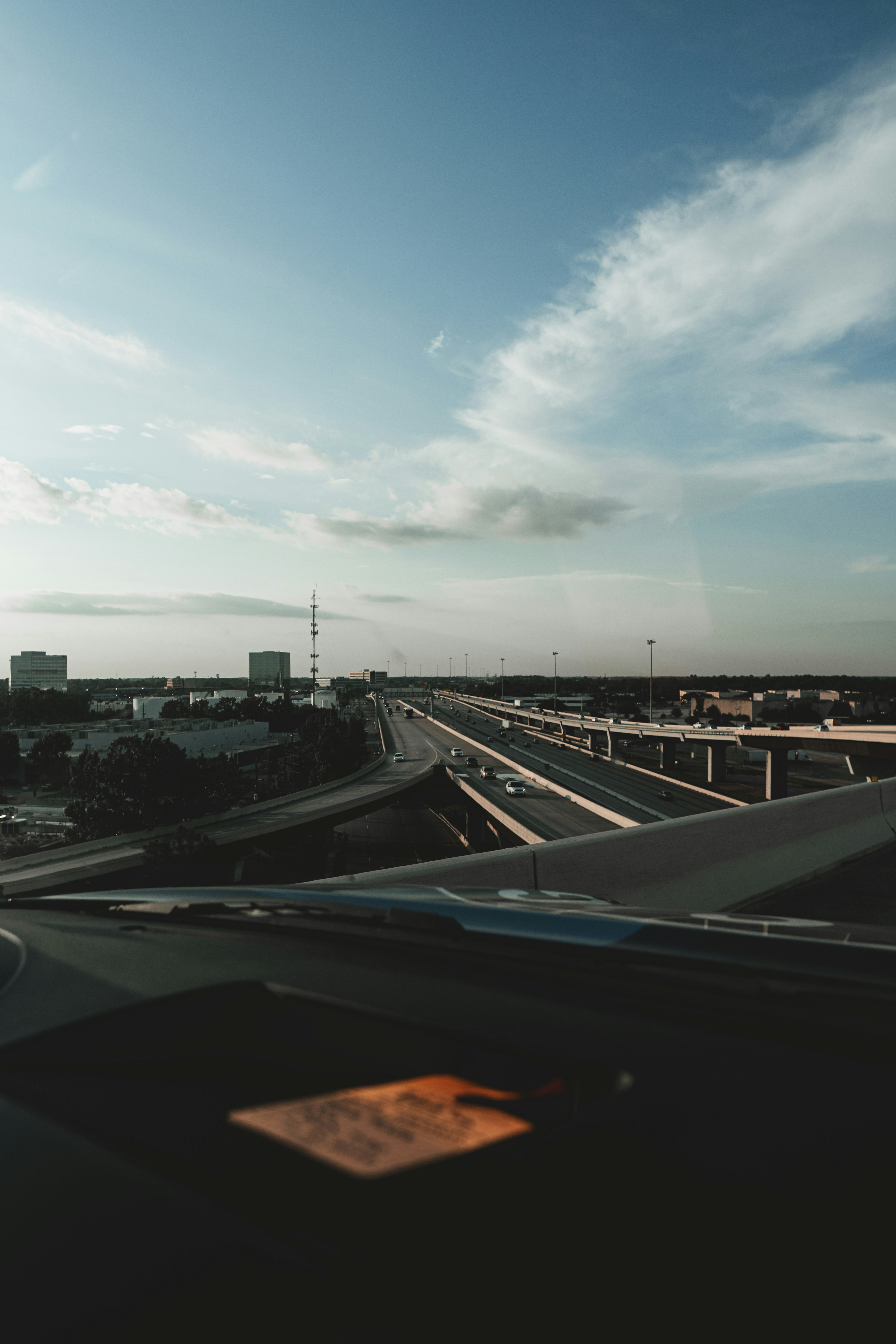 Highway Horizon from the Front Seat