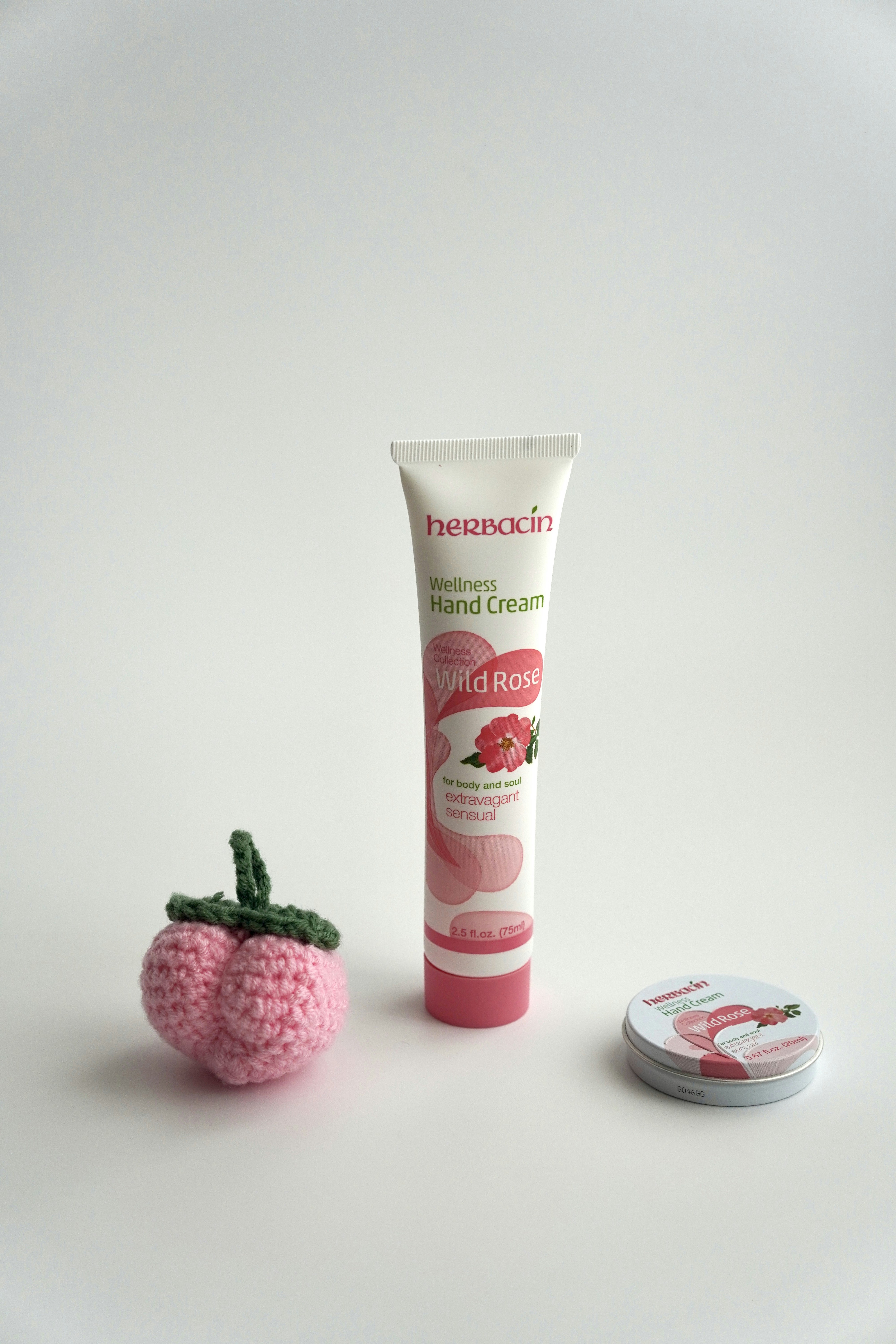 Wild Rose Hand Cream Stands Tall Among Soft Pink Helpers
