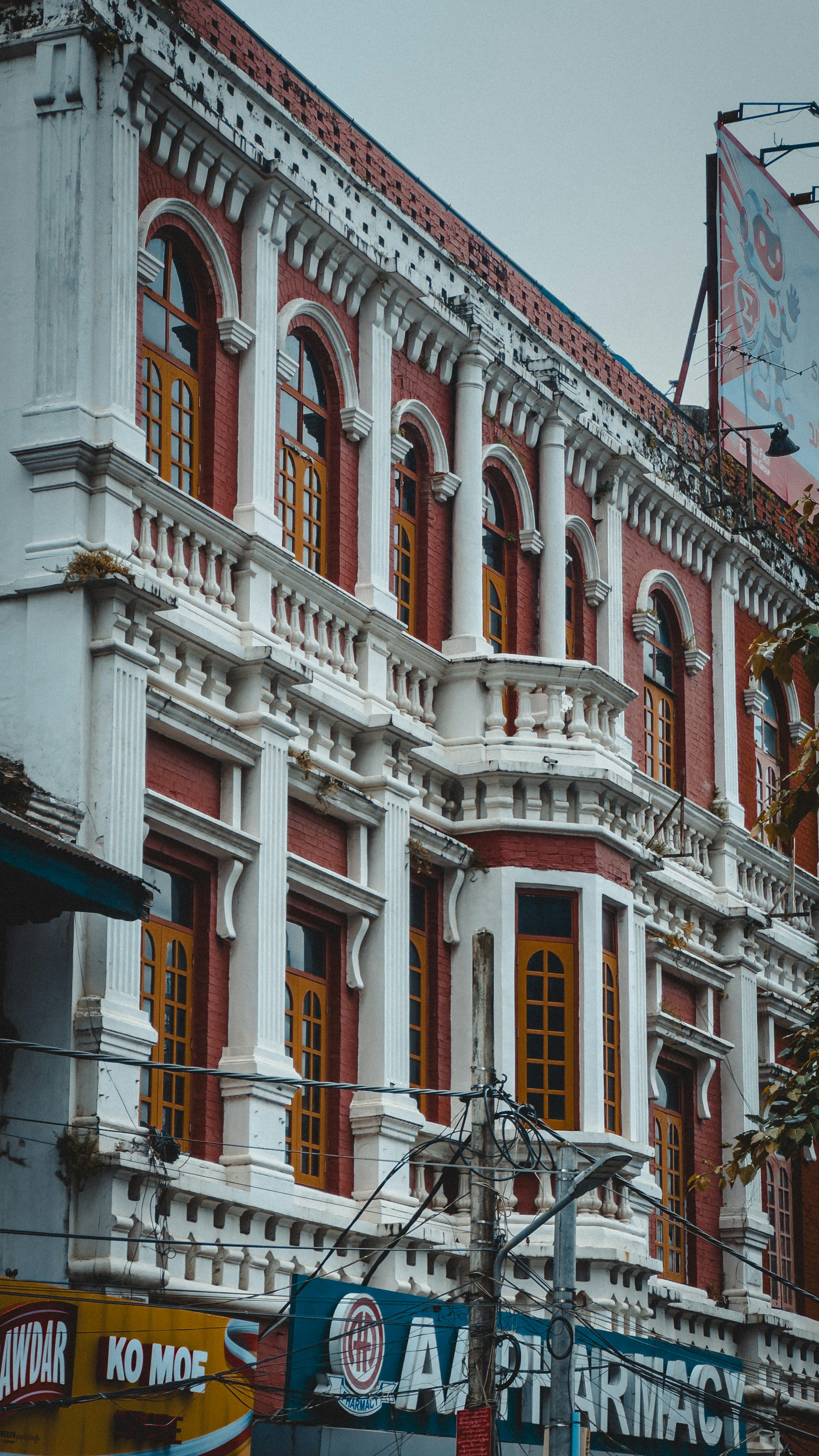 Ornate Facade Rising Above the Street