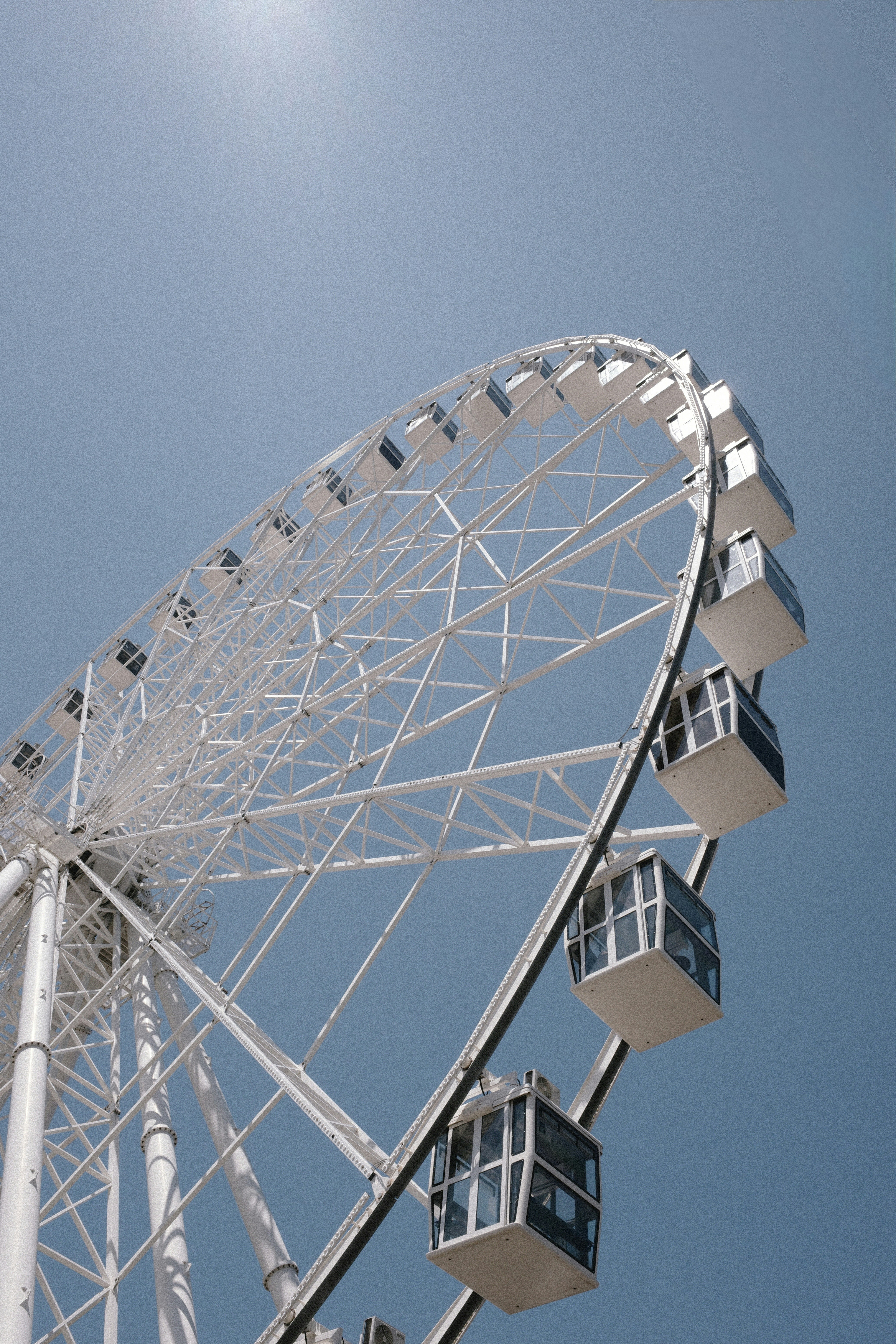 Giant Wheel in a Clear Blue Sky