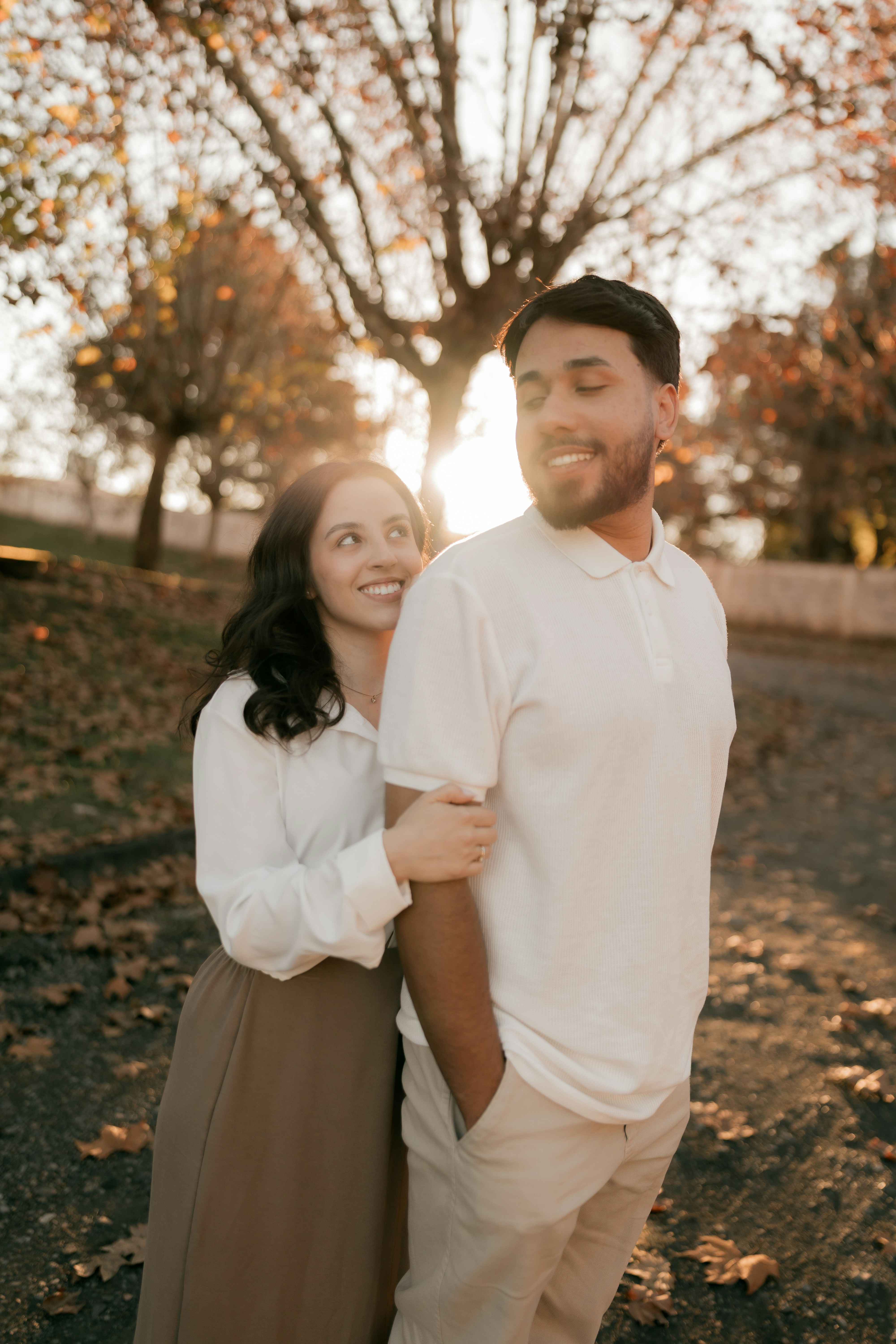 Sunset Bond: A Quiet Moment in Autumn Light