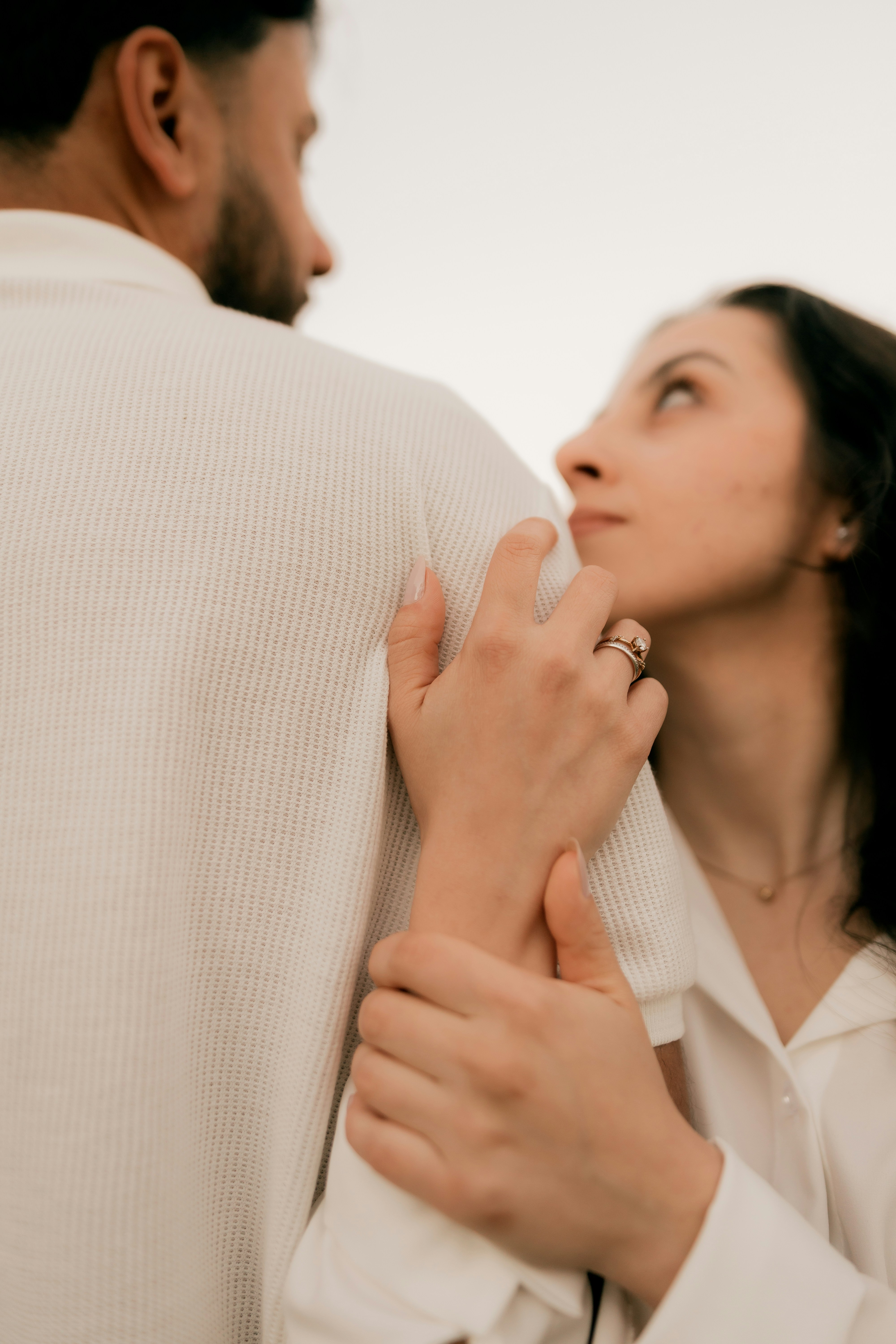 Holding On: Quiet Intimacy in Soft Light