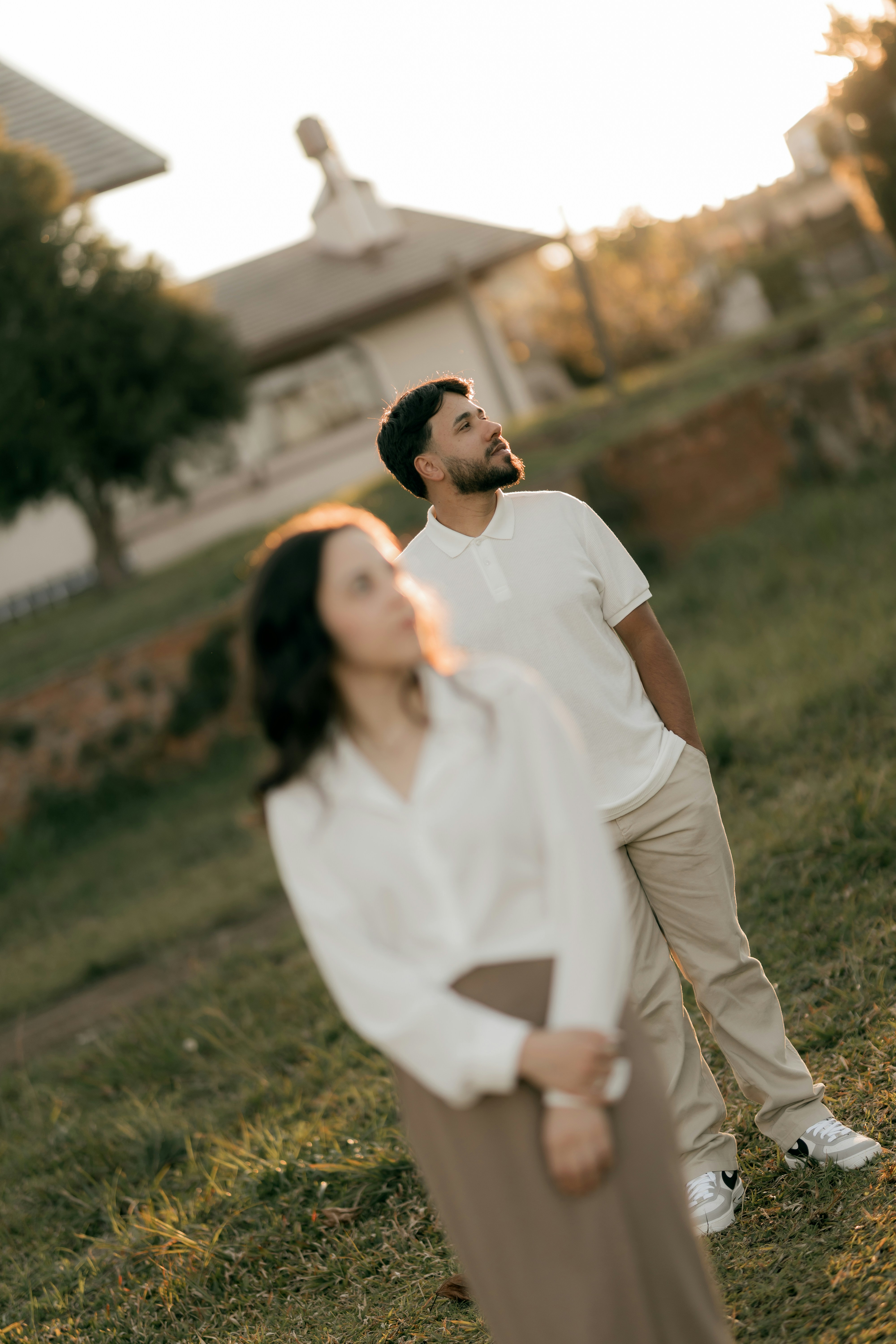Soft Golden Hour: Quiet Confidence in a Park