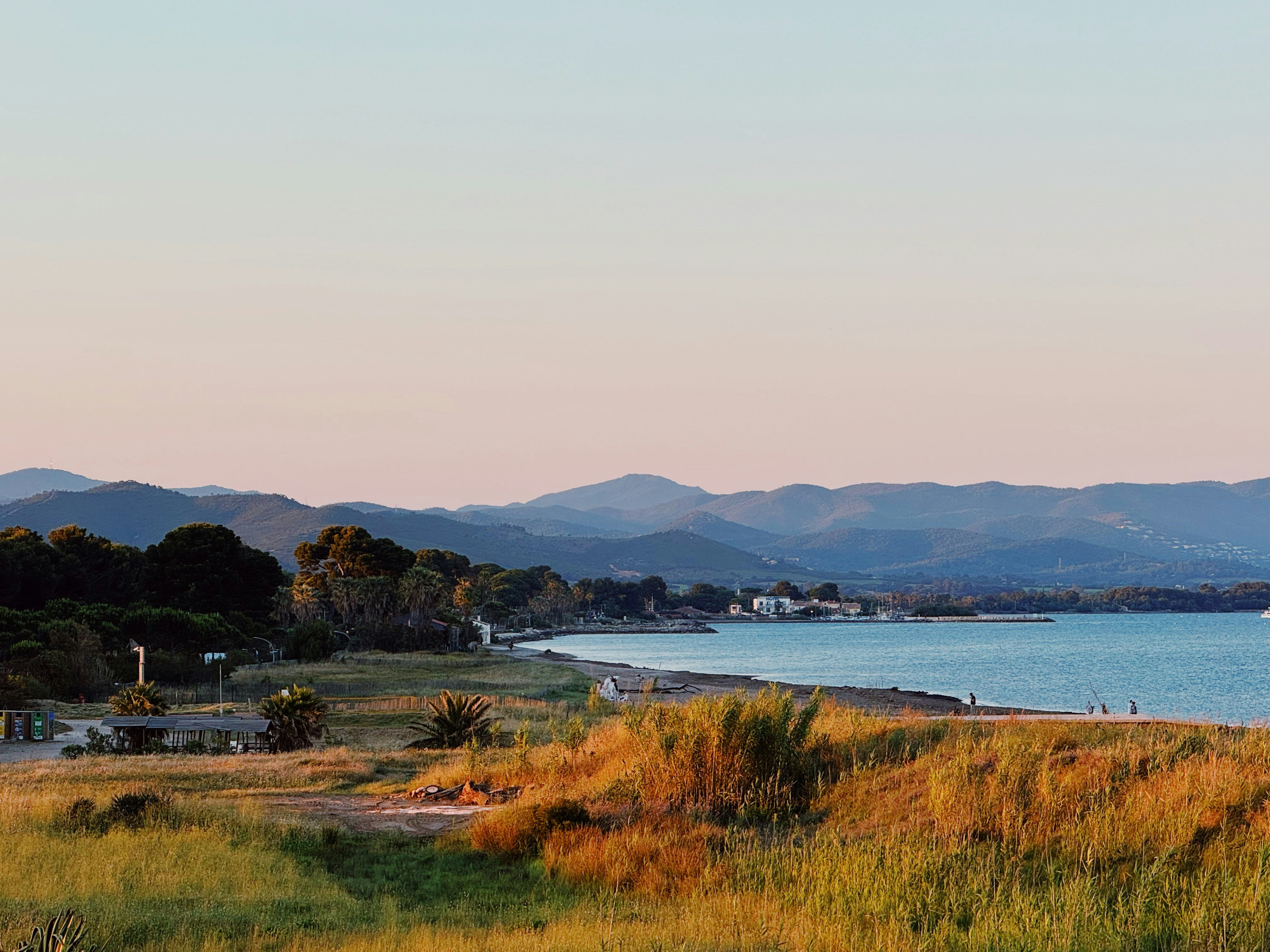Golden Shoreline at Sunset