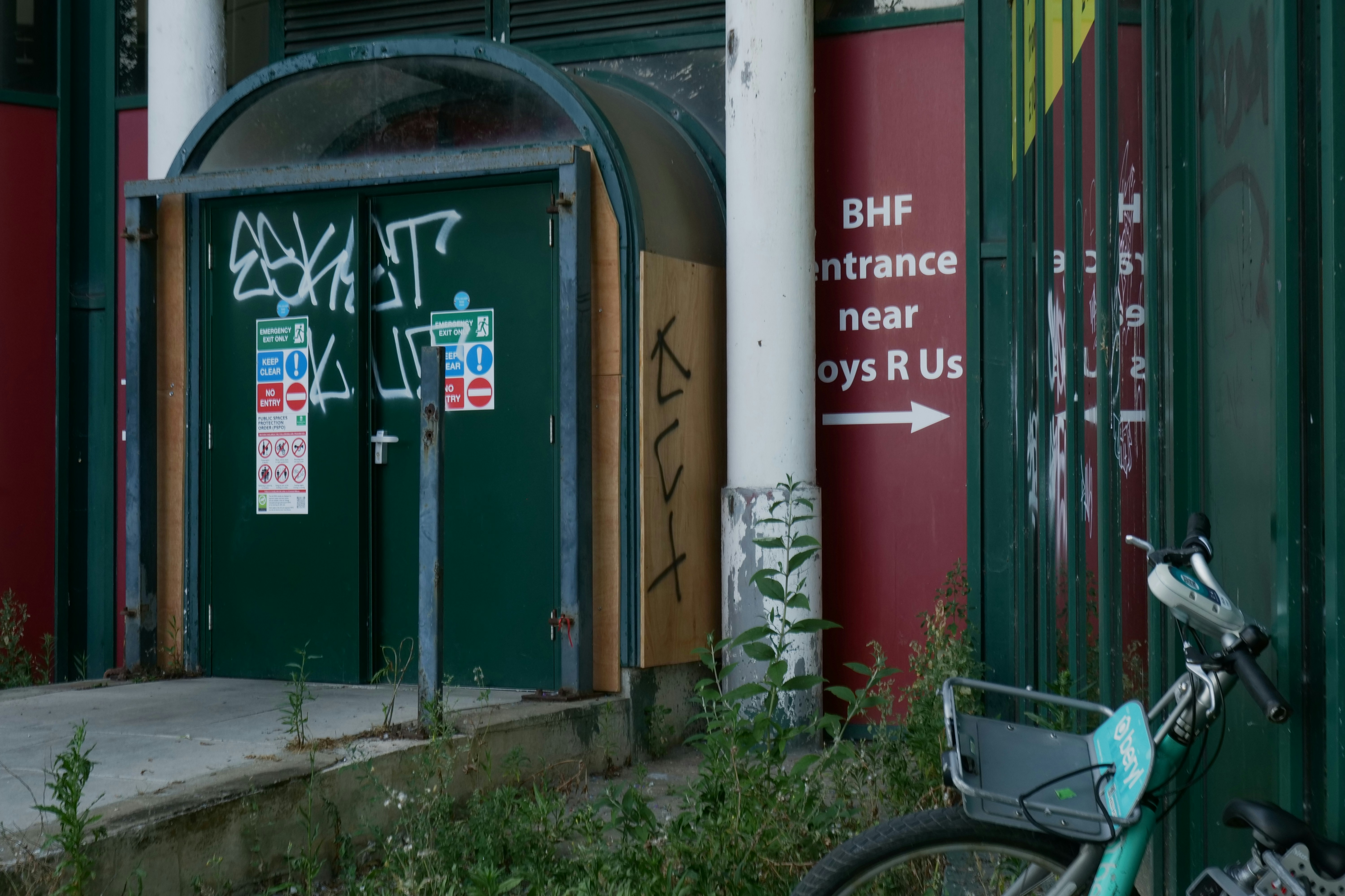 Graffiti Gatekeeper by the Bike Rack
