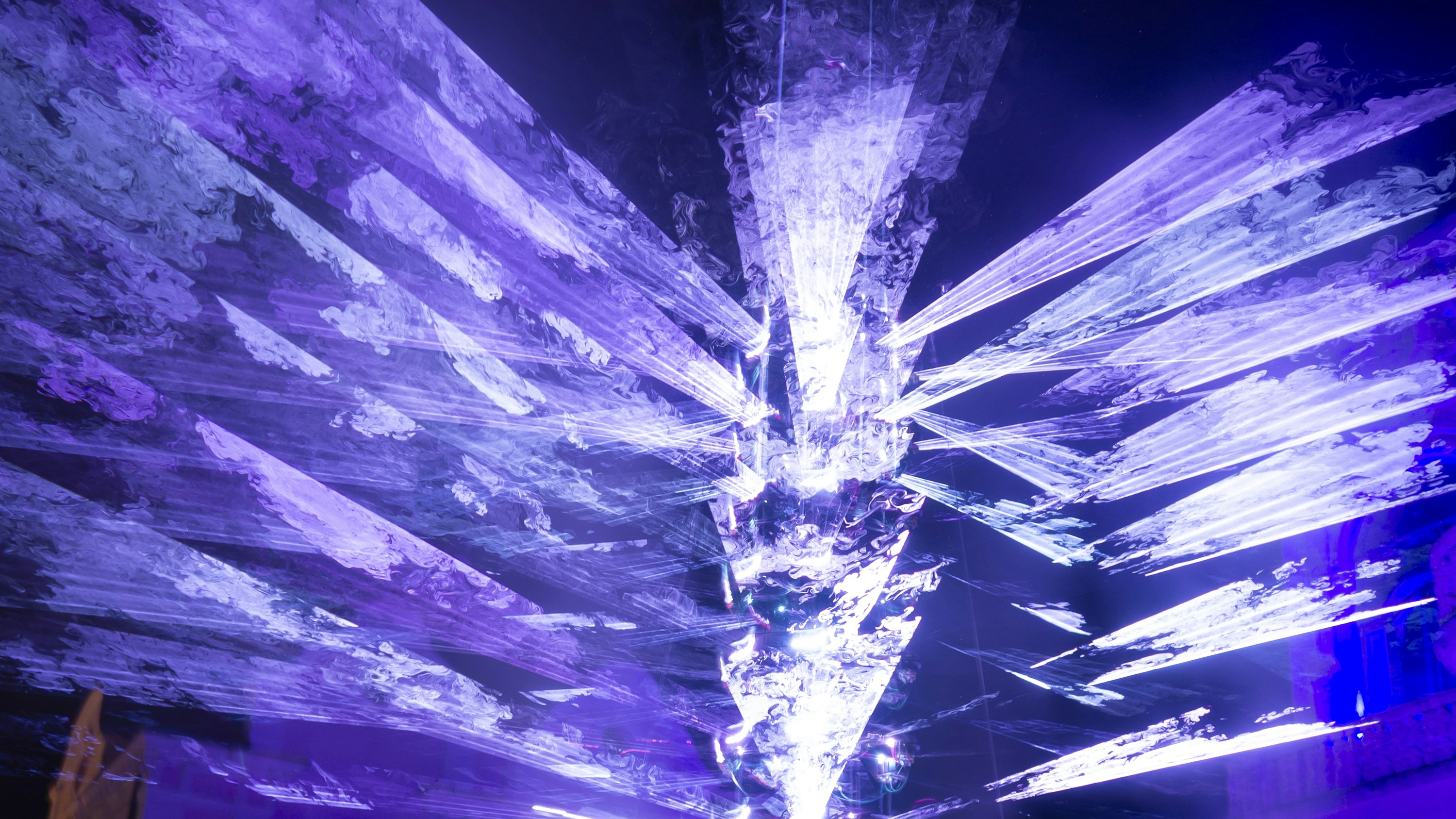 Iridescent Crystals: A Laser-Cut Bloom of Light