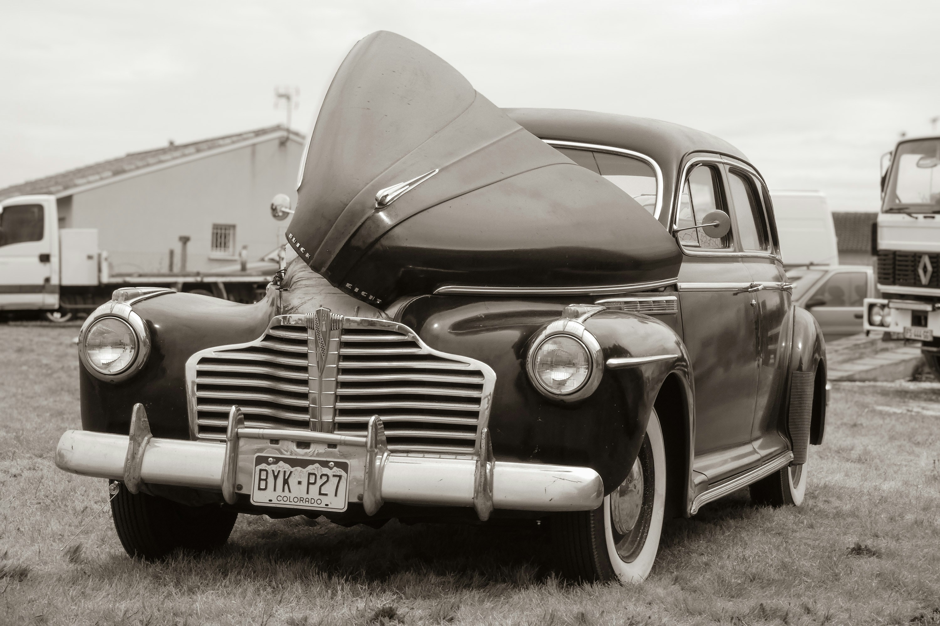 Meteoric Hood Ornament: A Quiet Moment with a Classic Chevrolet