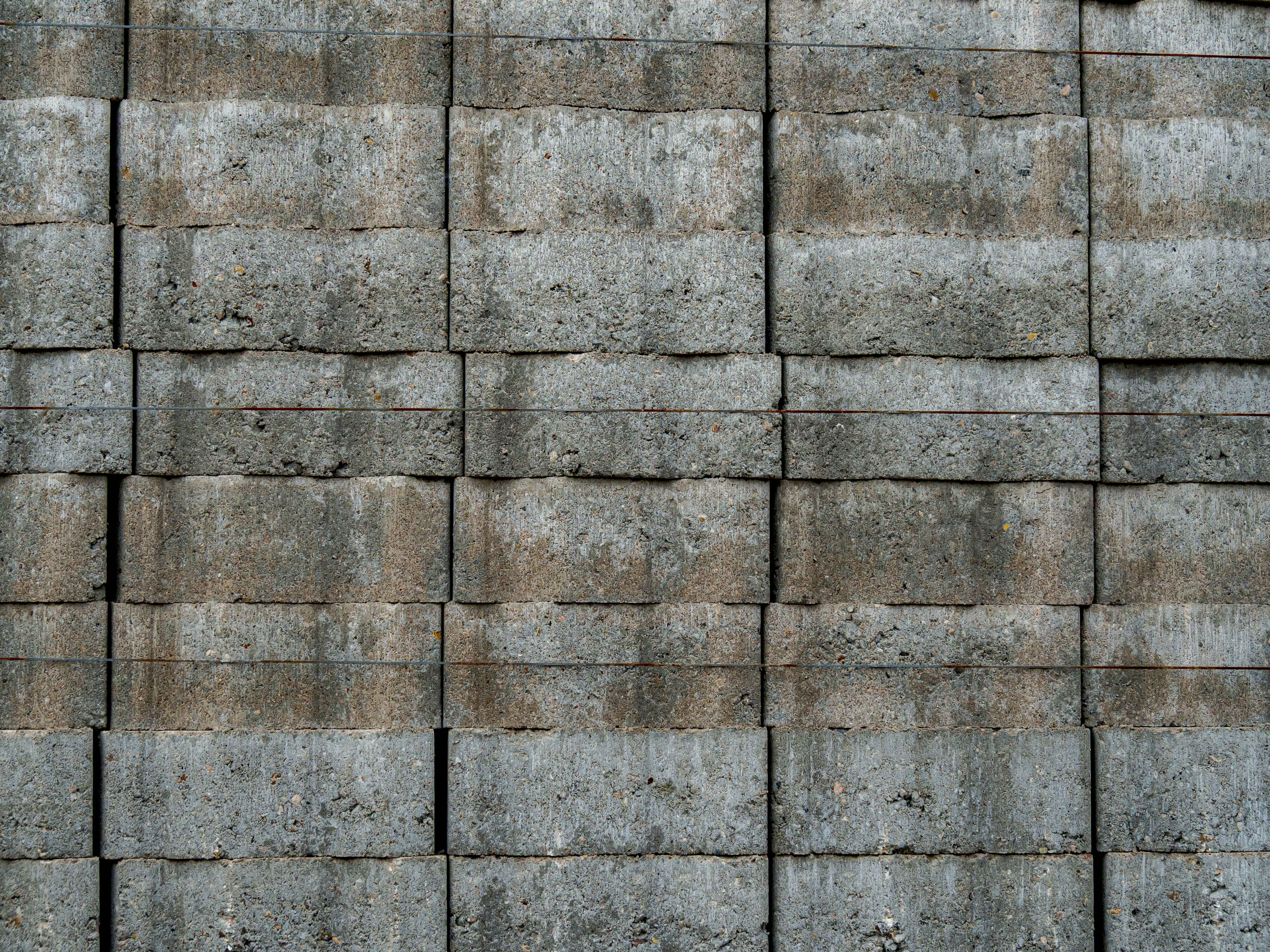 Rugged Geometry: Stacked Concrete Blocks