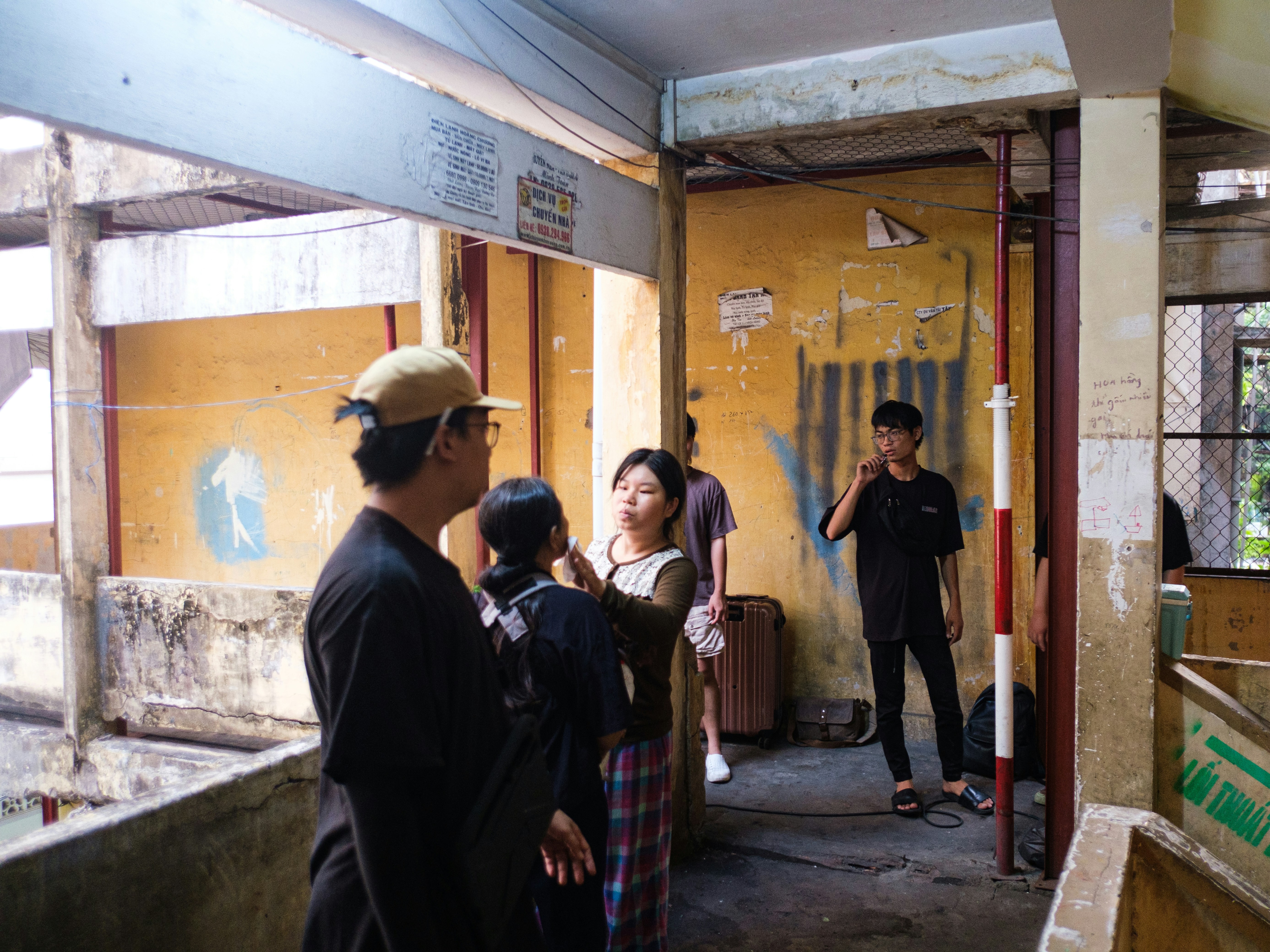Conversations Under a Weathered Shelter