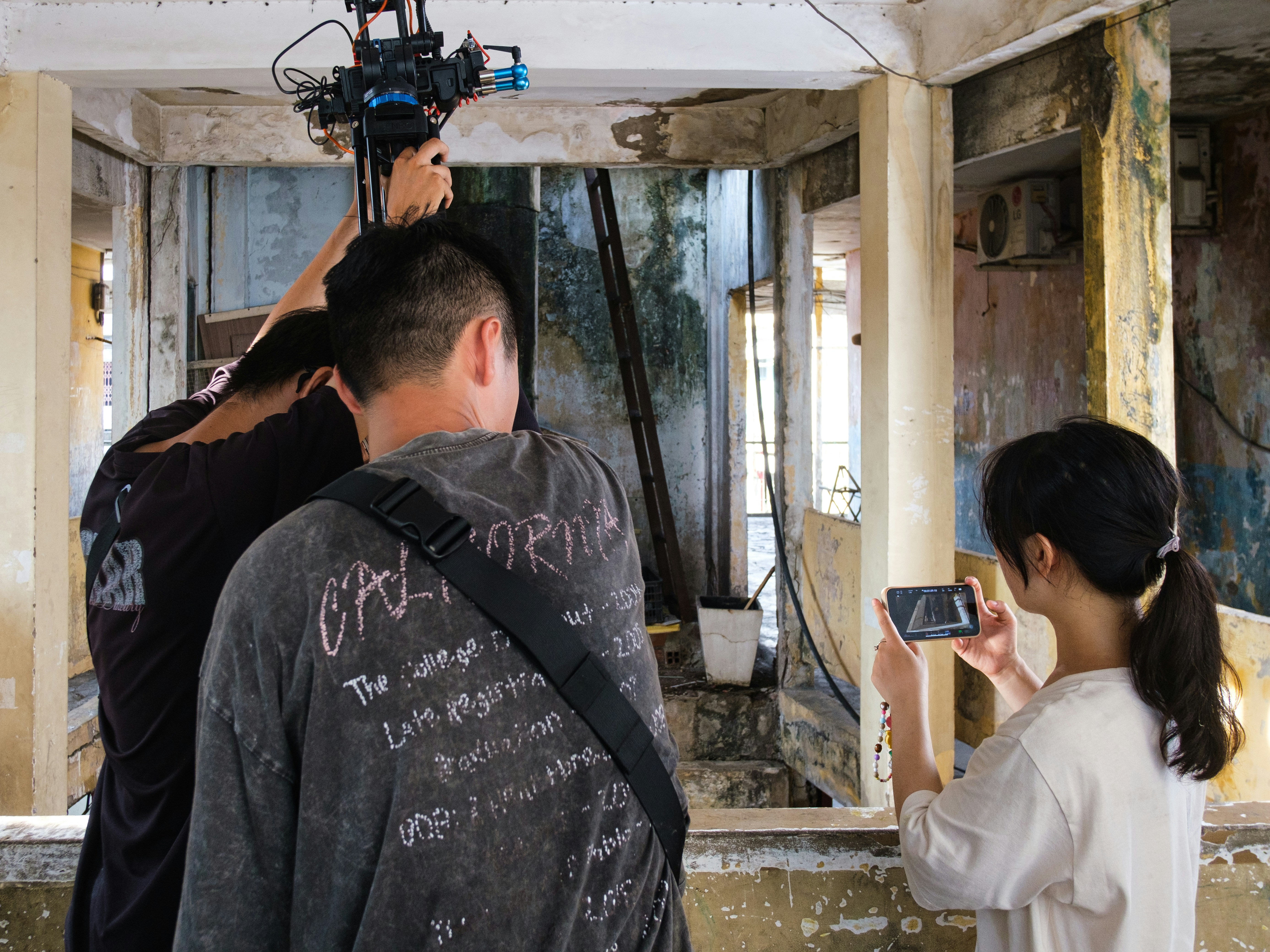 Under Spotlight: Filming in a Weathered Workshop