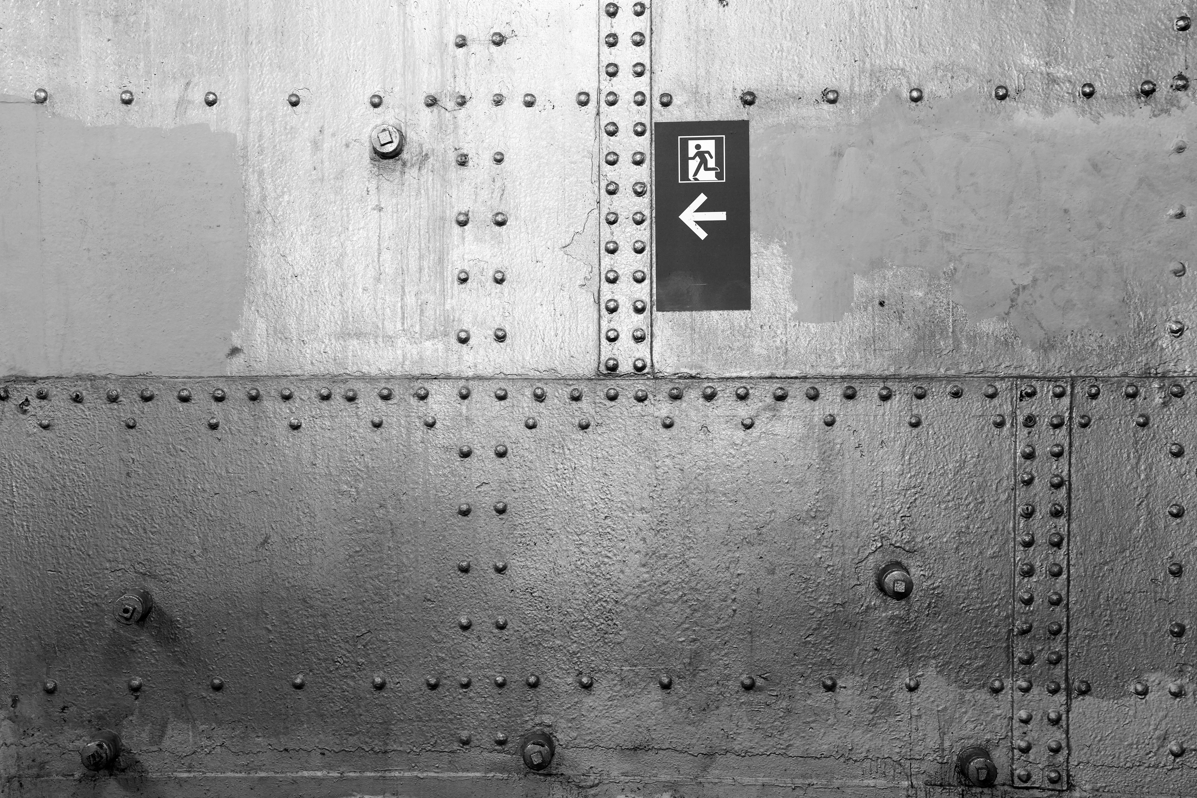 Riveted Horizon: A Quiet Stairway of Steel