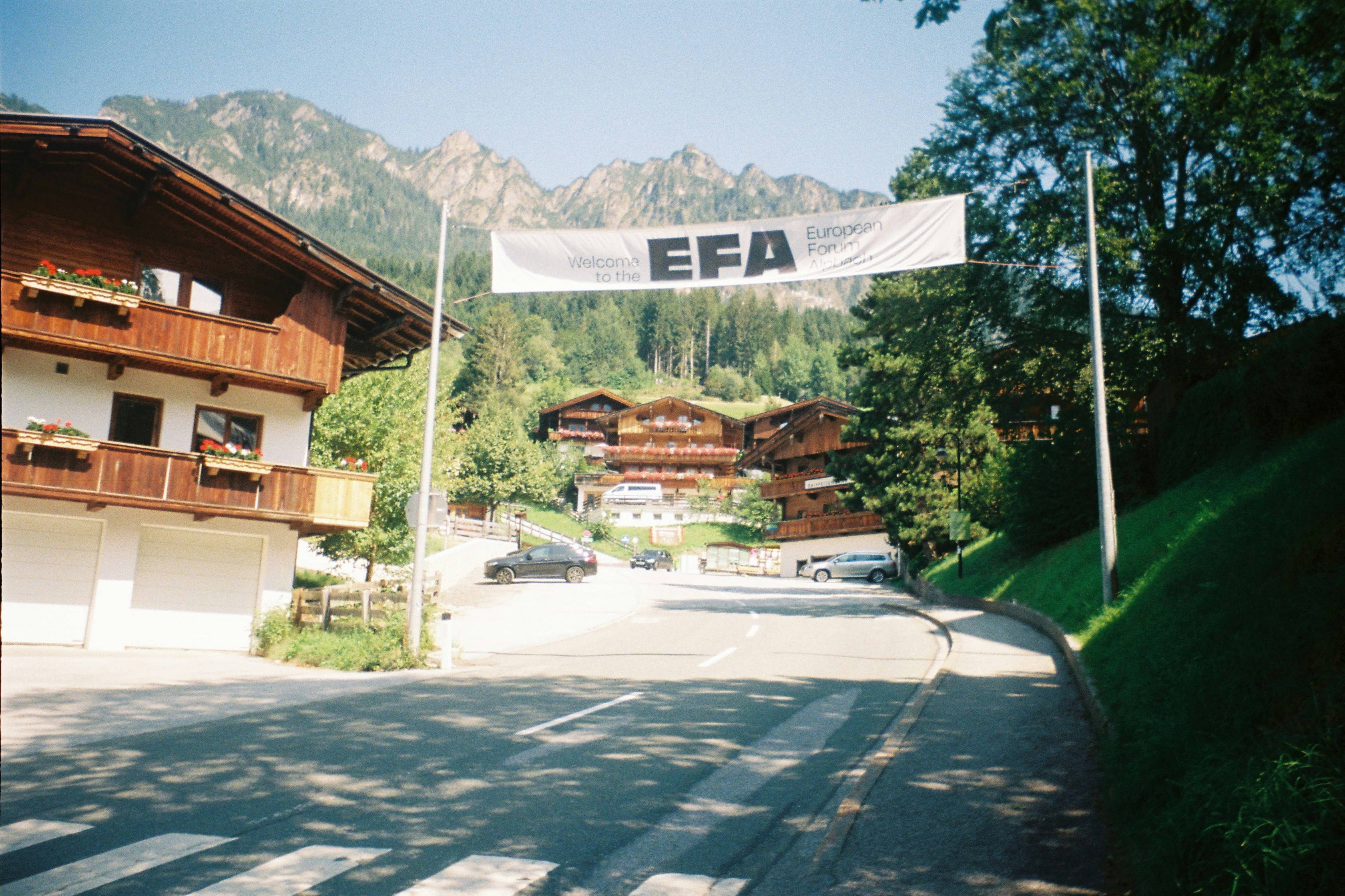 Banner Gate to Alpine Village