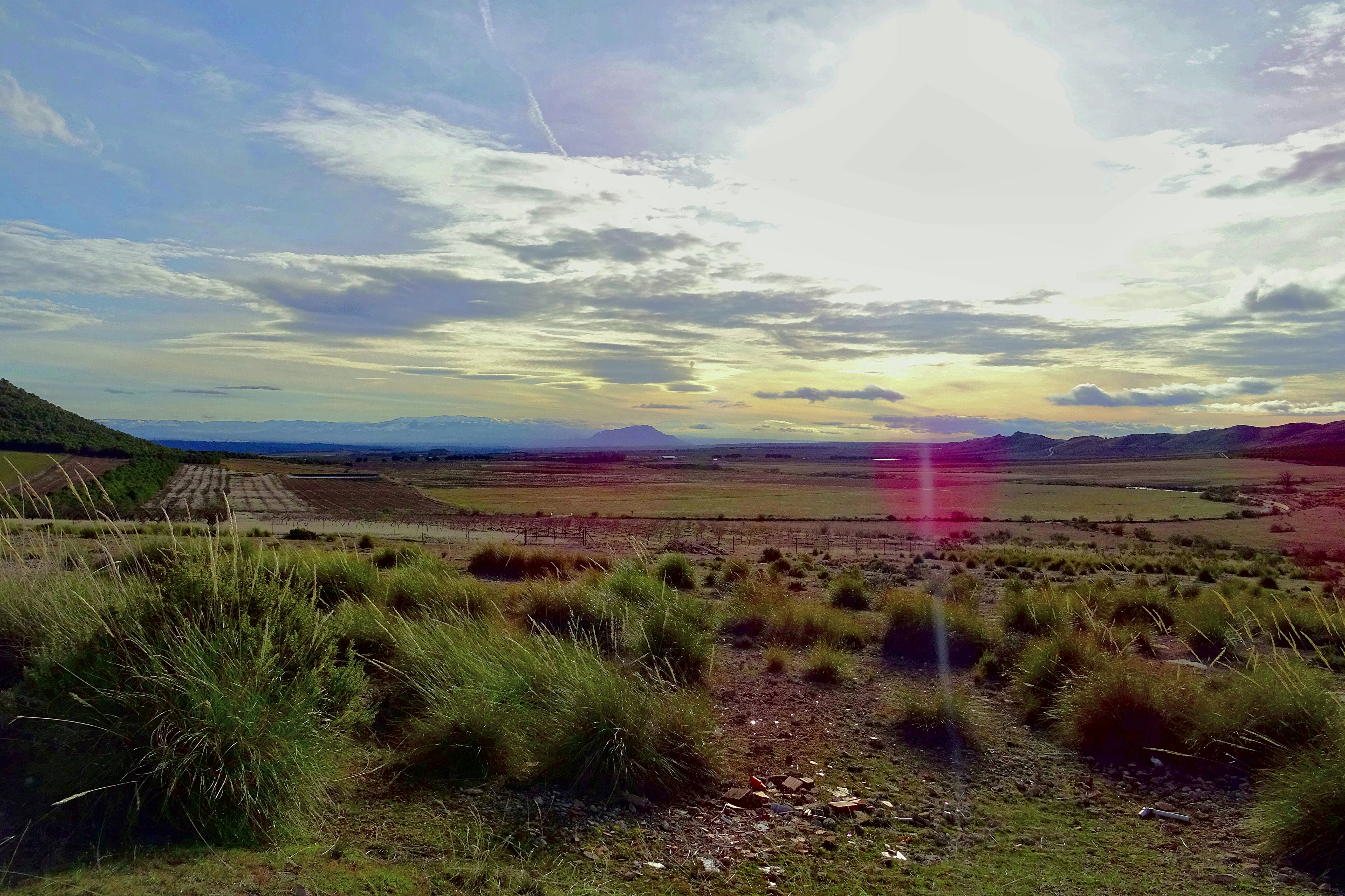Golden Horizon Over Quiet Plain