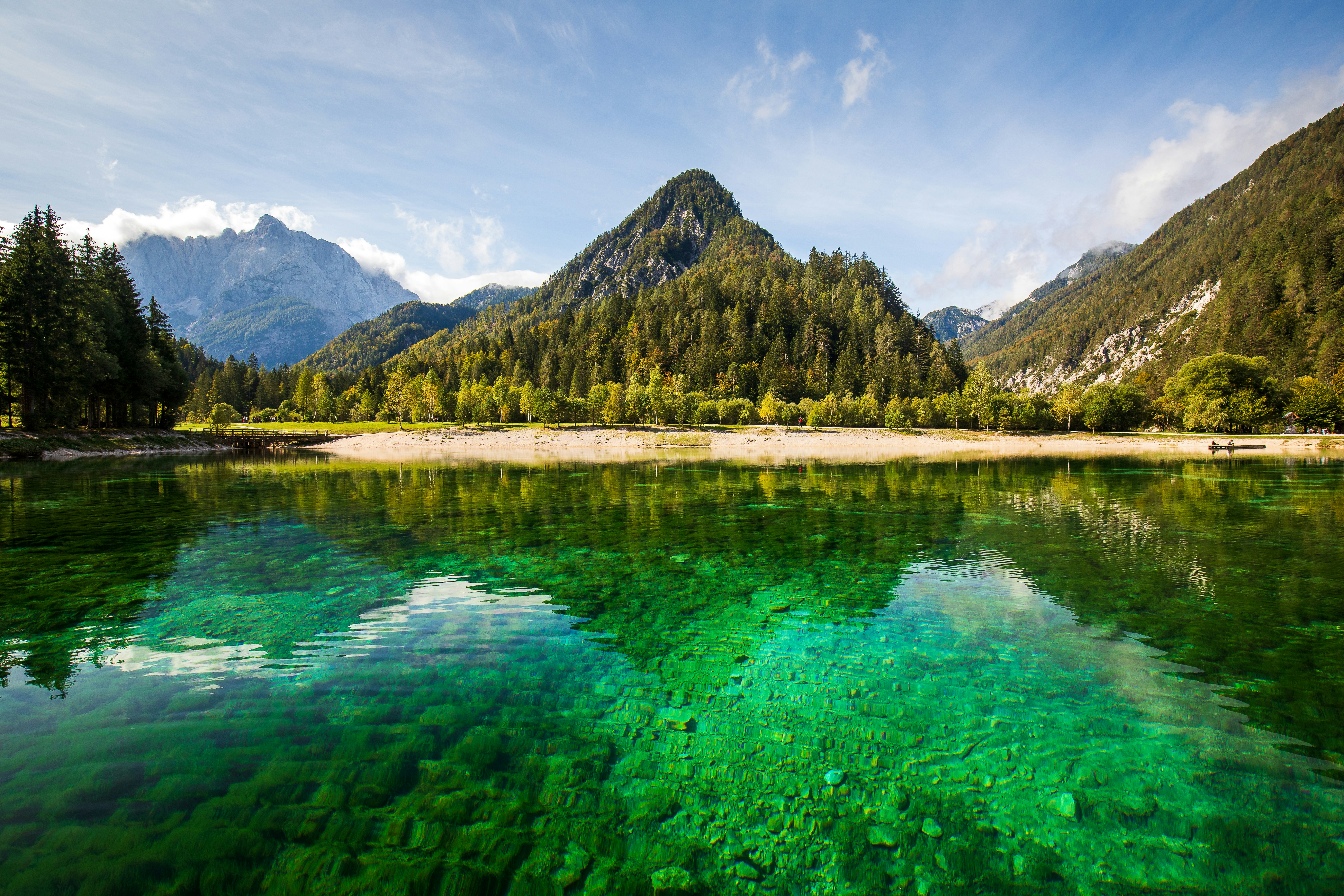 Emerald Mirror: Peaks, Forest, and a Glassy Lake
