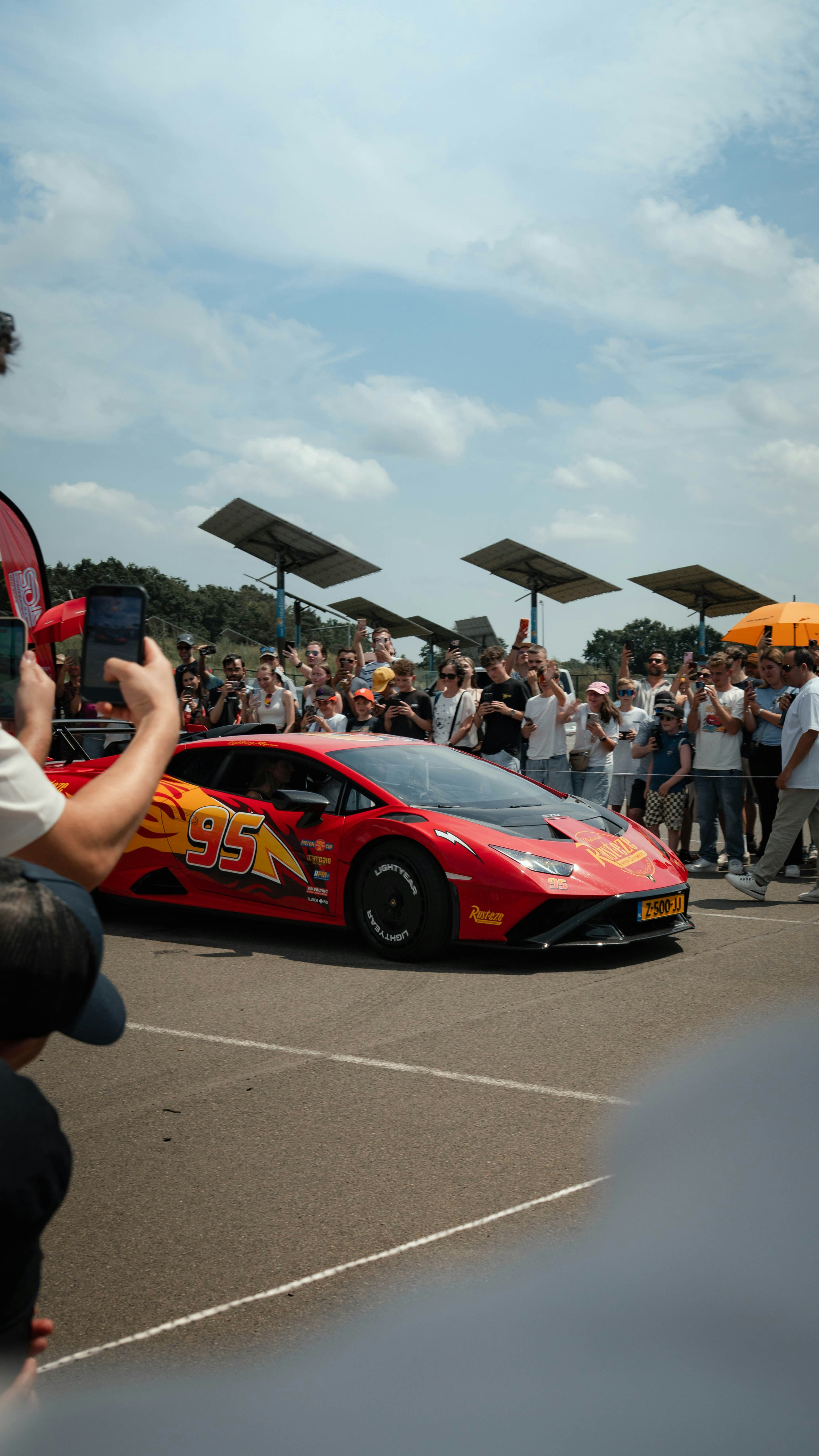 Racing Parade: Firebird 95 Roars past the Crowd