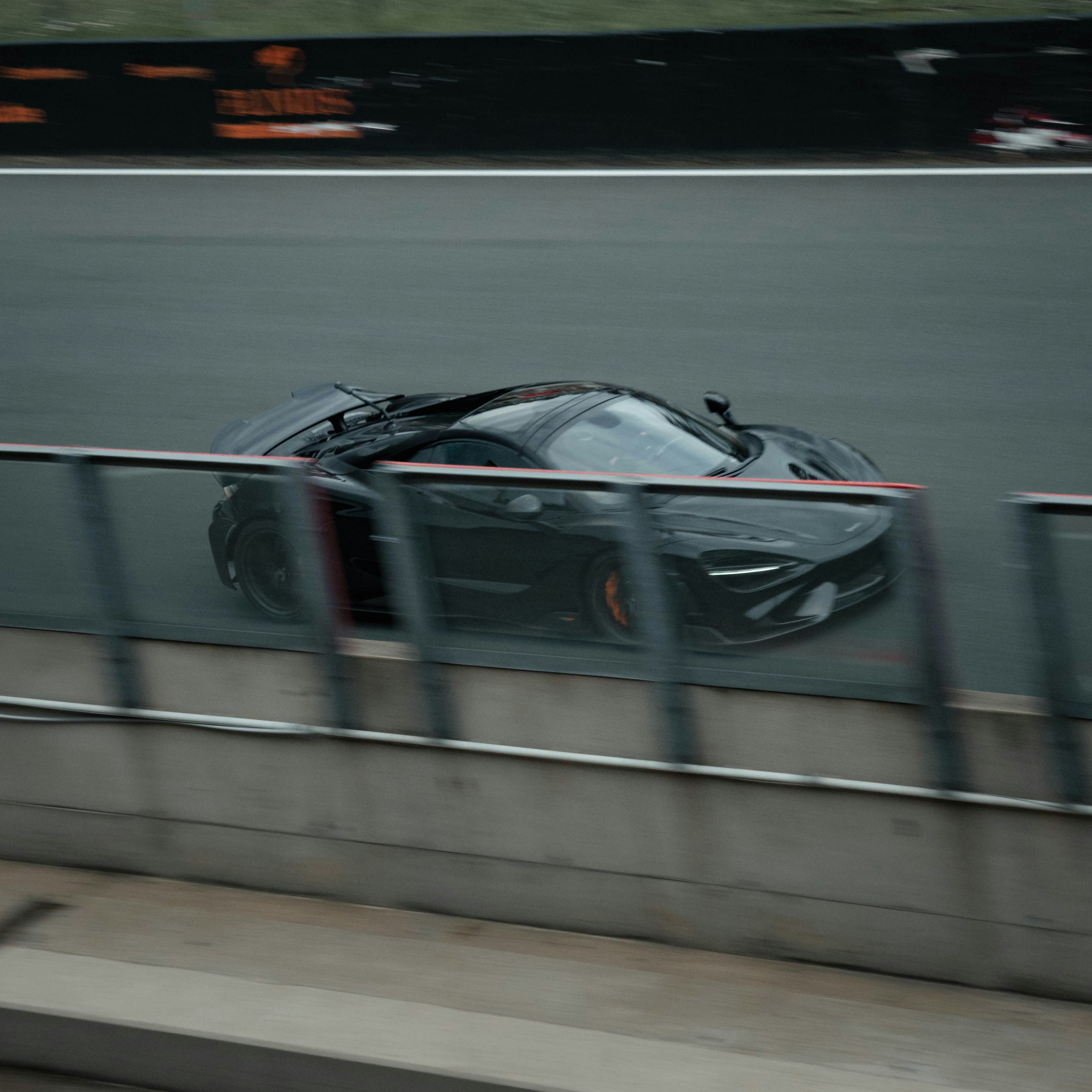 Racing Machine in Motion: A Blurred Snapshot of Speed