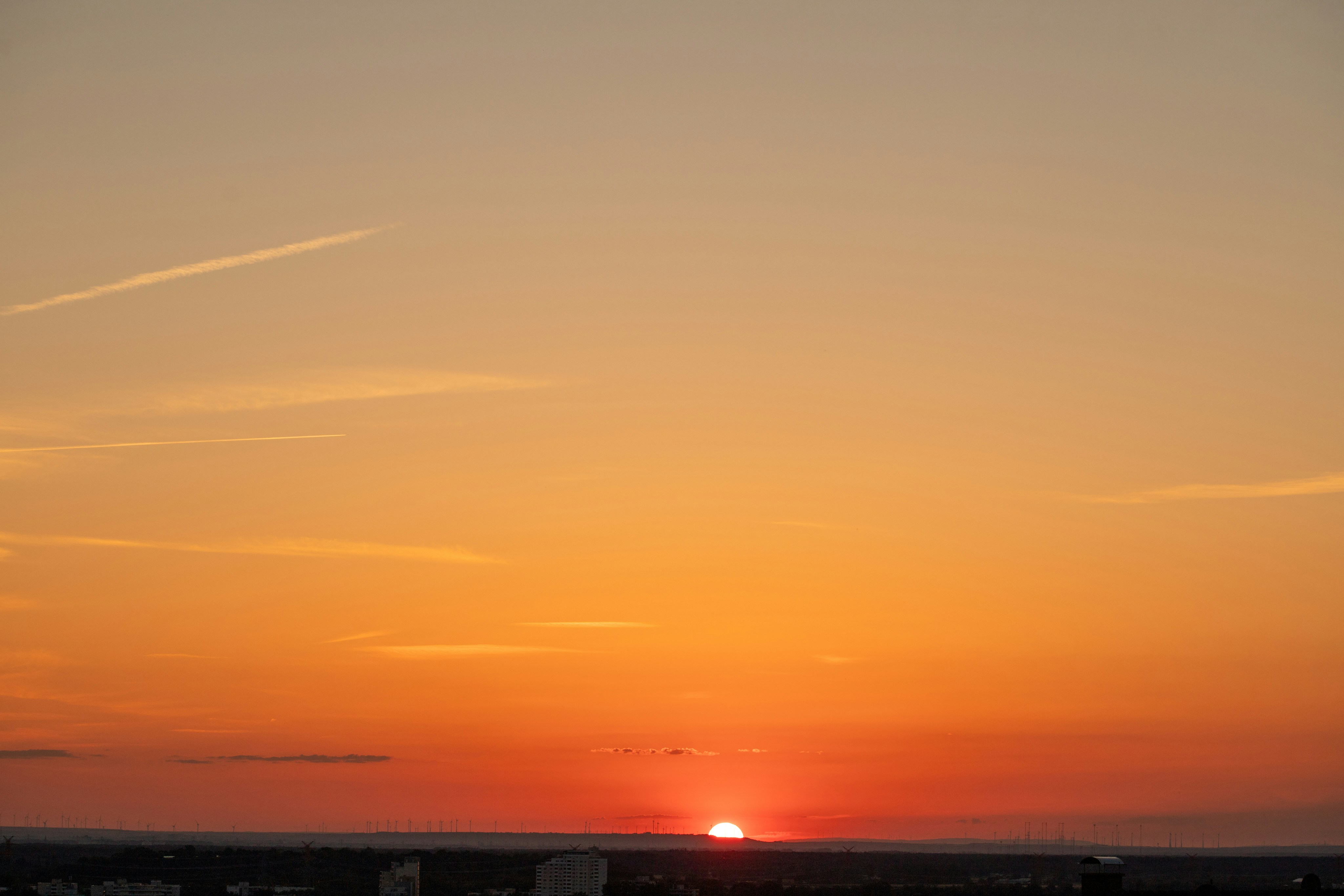 Horizon Kiss at Sunset