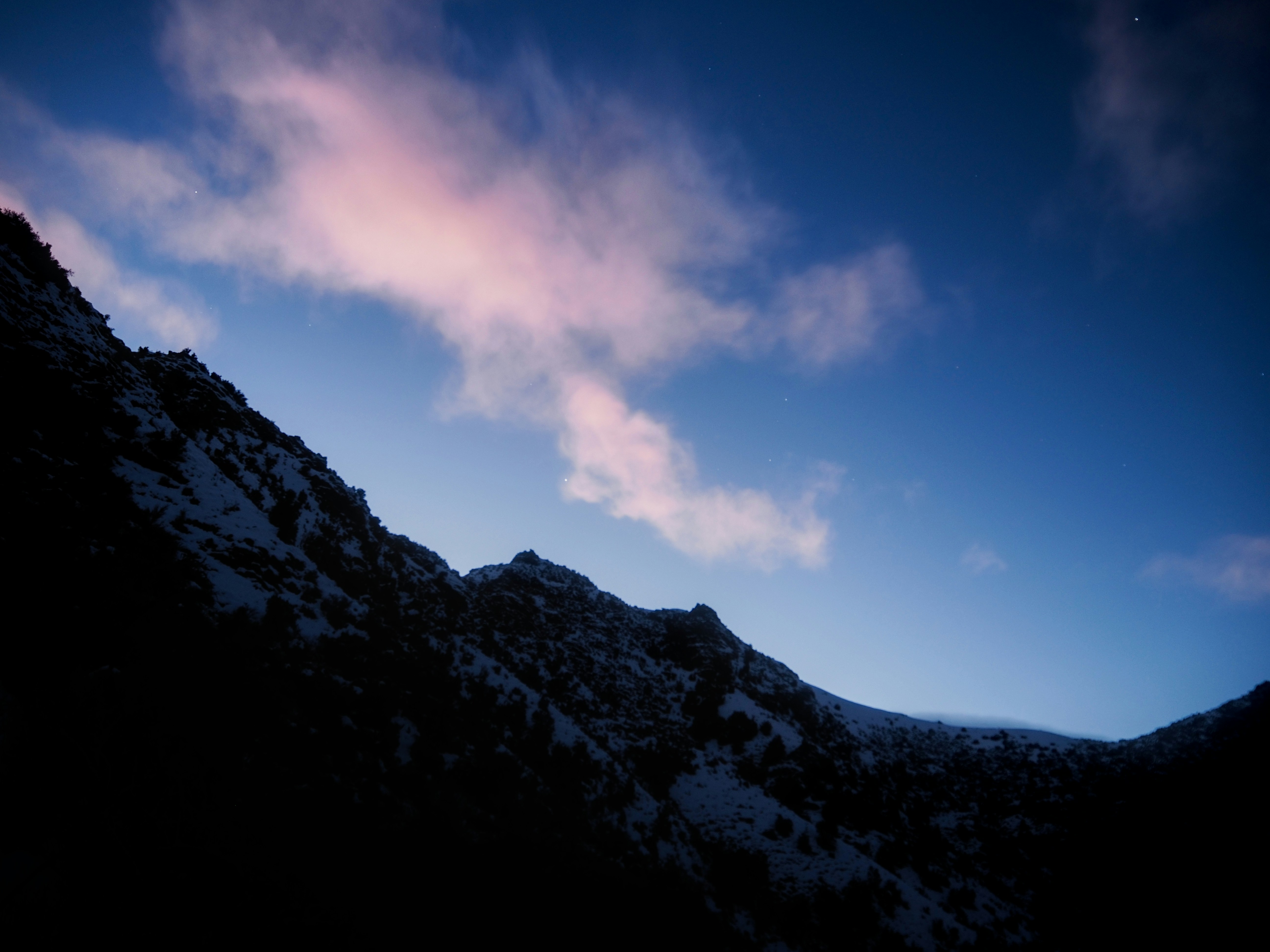 Dawn Veil over a Silent Ridge