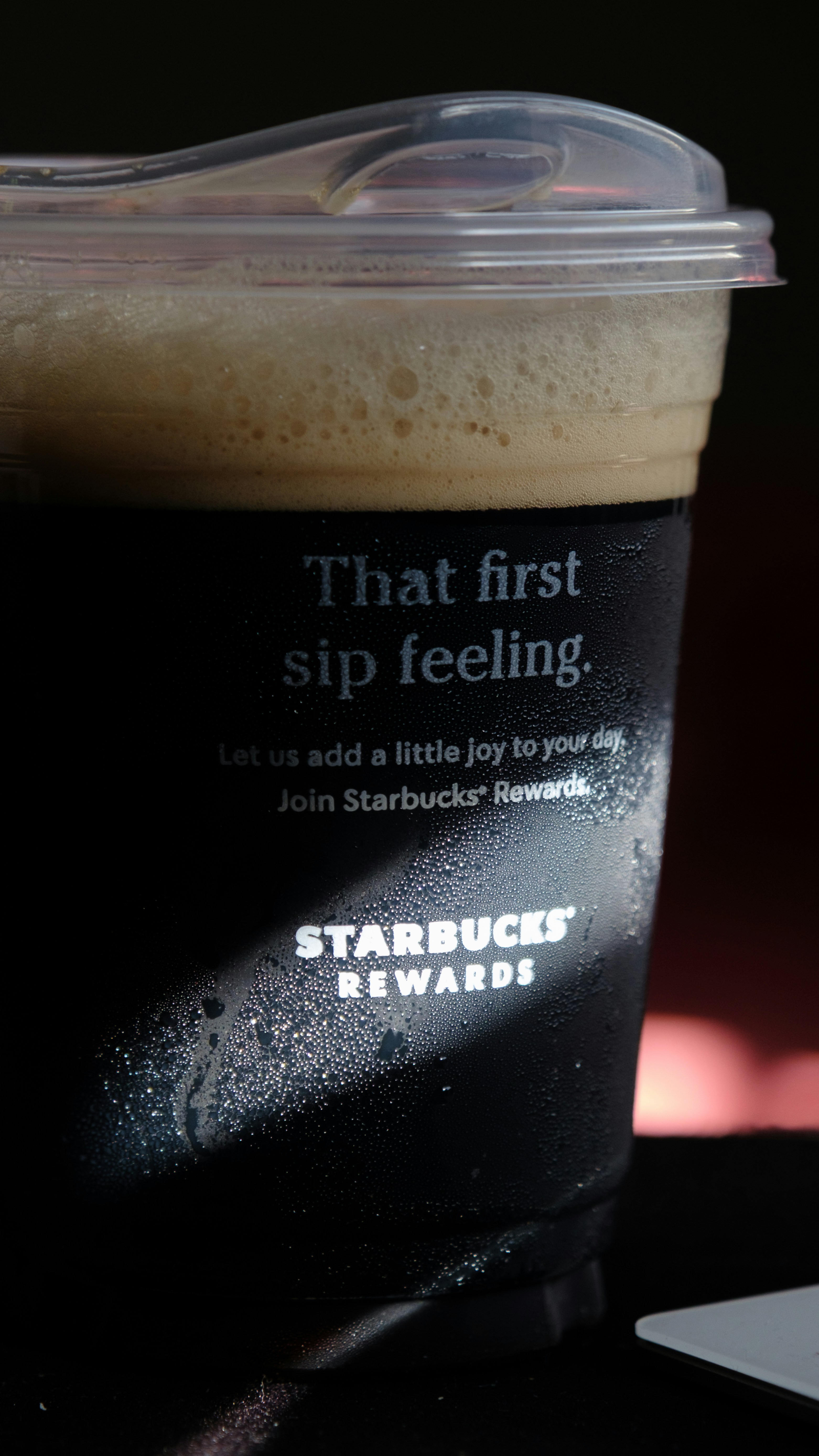 First Sip, Dark Velvet: A Starbucks Reward Moment