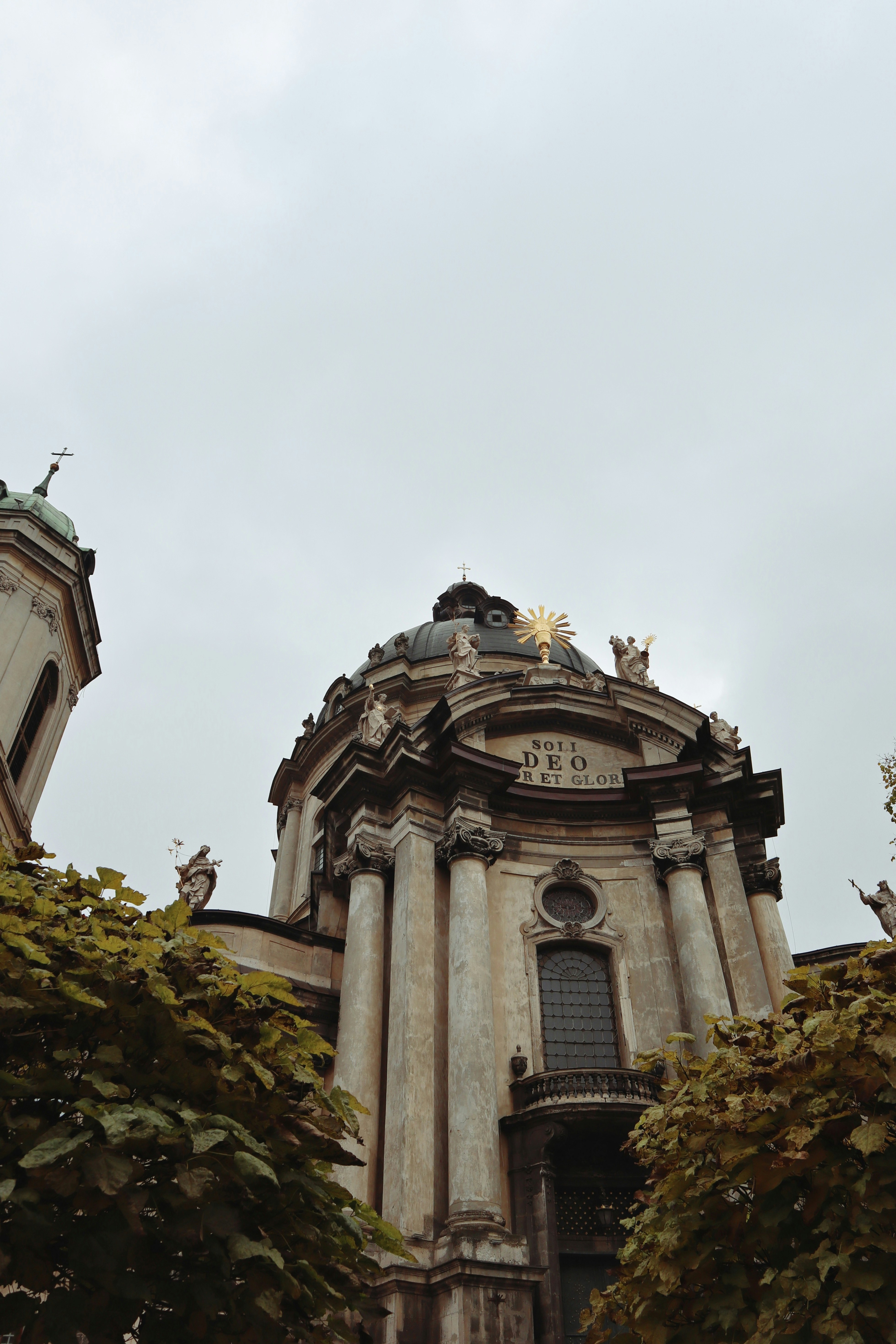Baroque Facade Reaching Toward the Sky