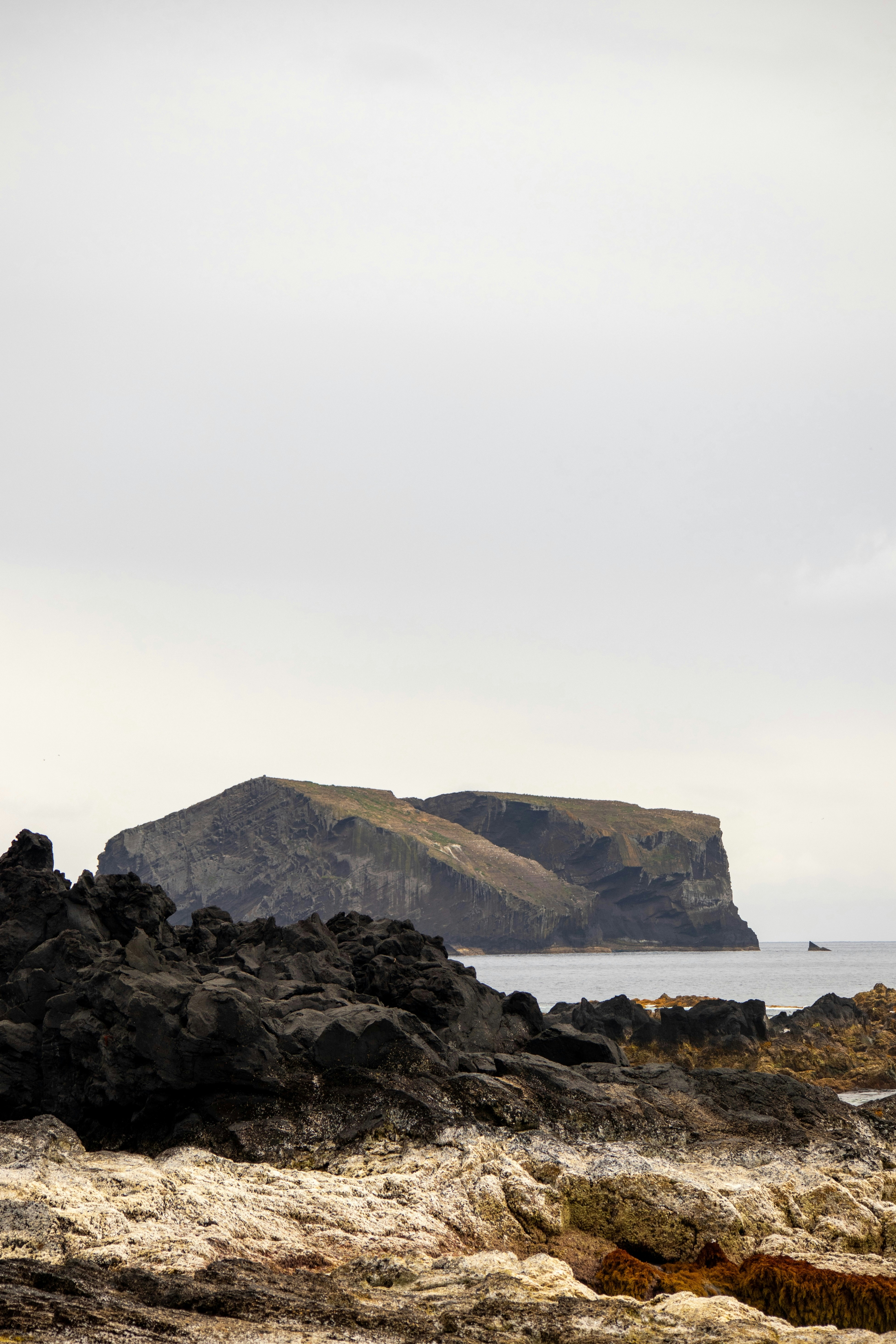 Lava Prominence at Dusk: A Coastal Cliff Standing Reserve