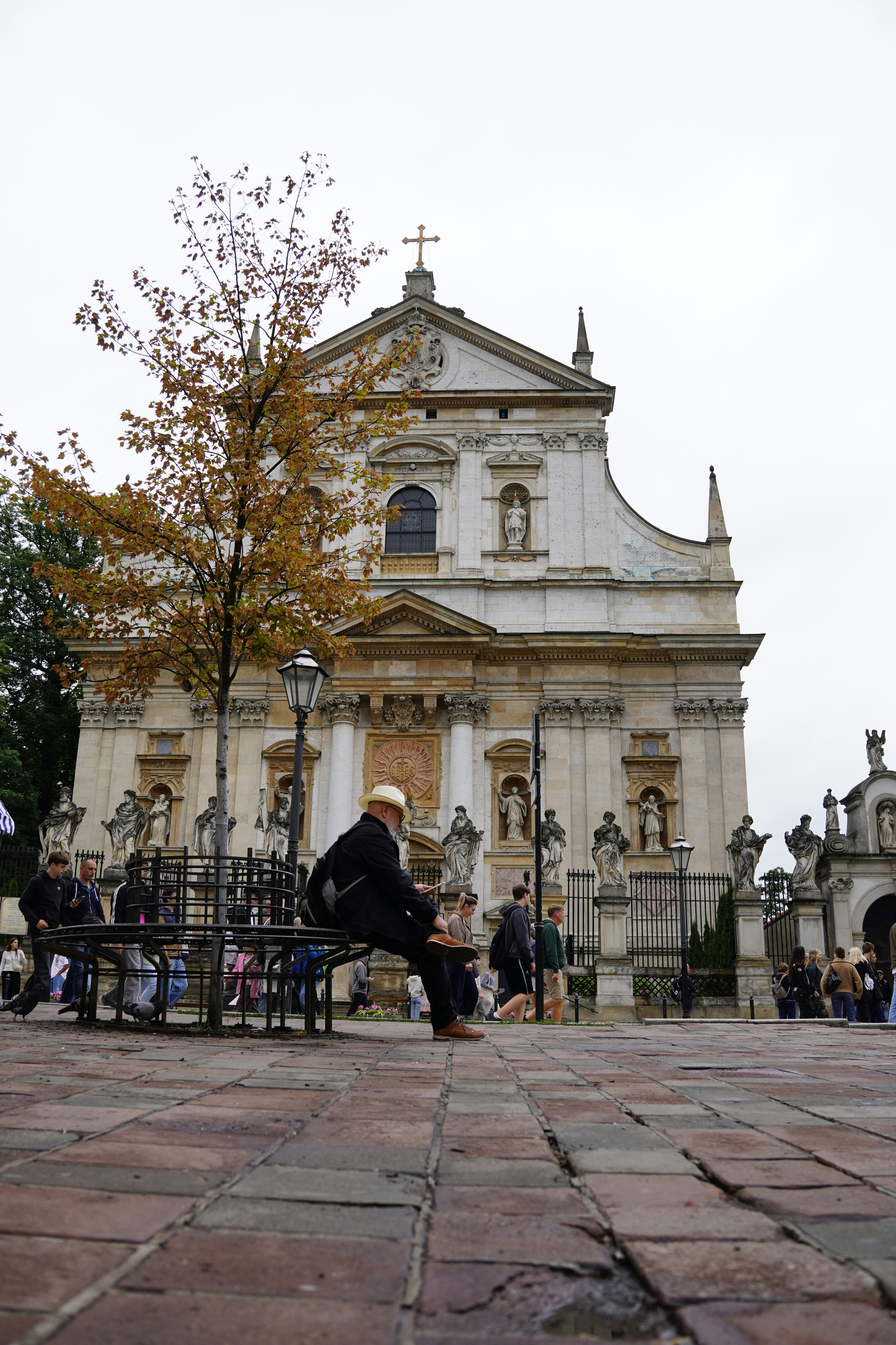 Stone Cathedral Square: A Quiet Moment Among Statues