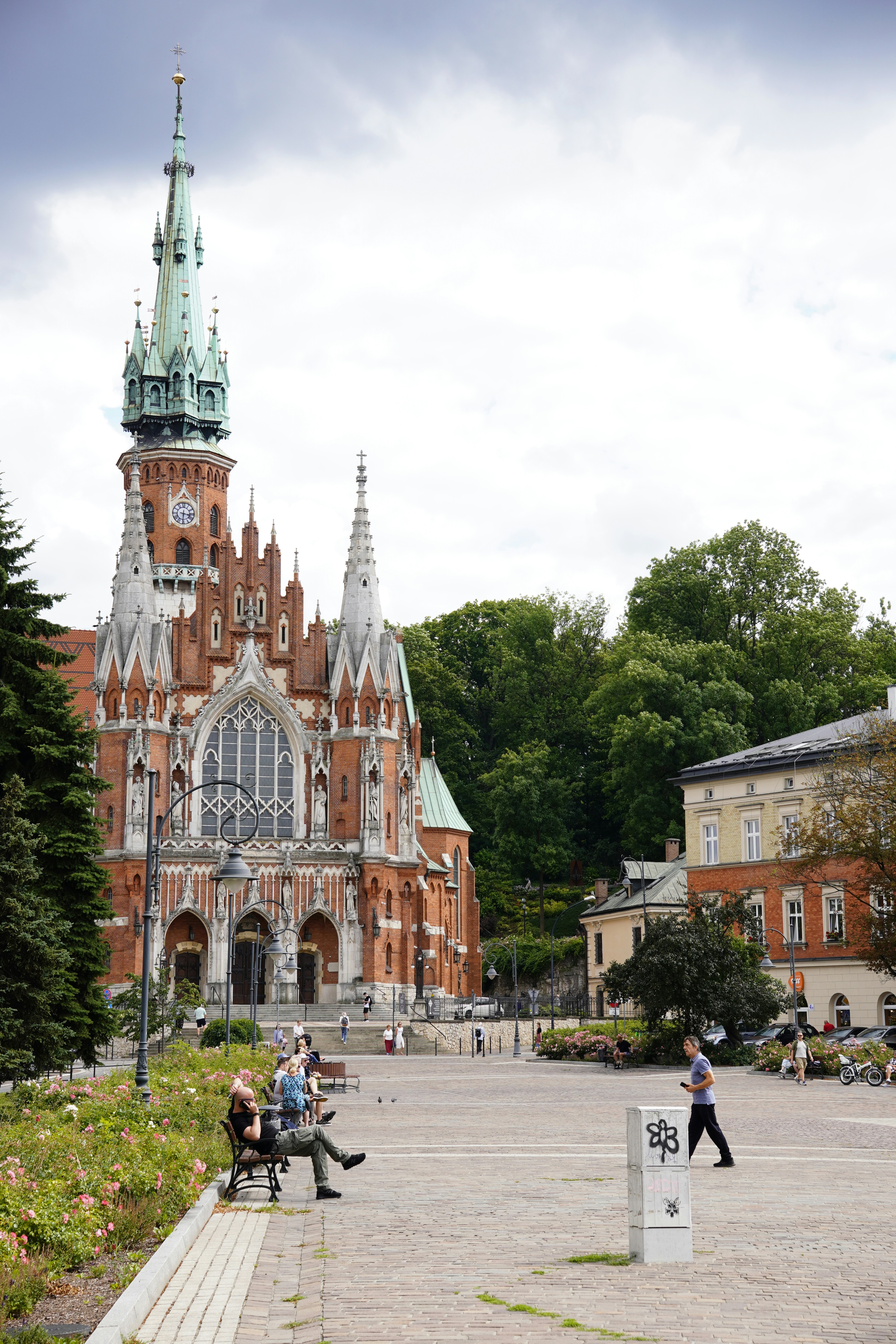 Gothic Cathedral Calm in a Civilized Square
