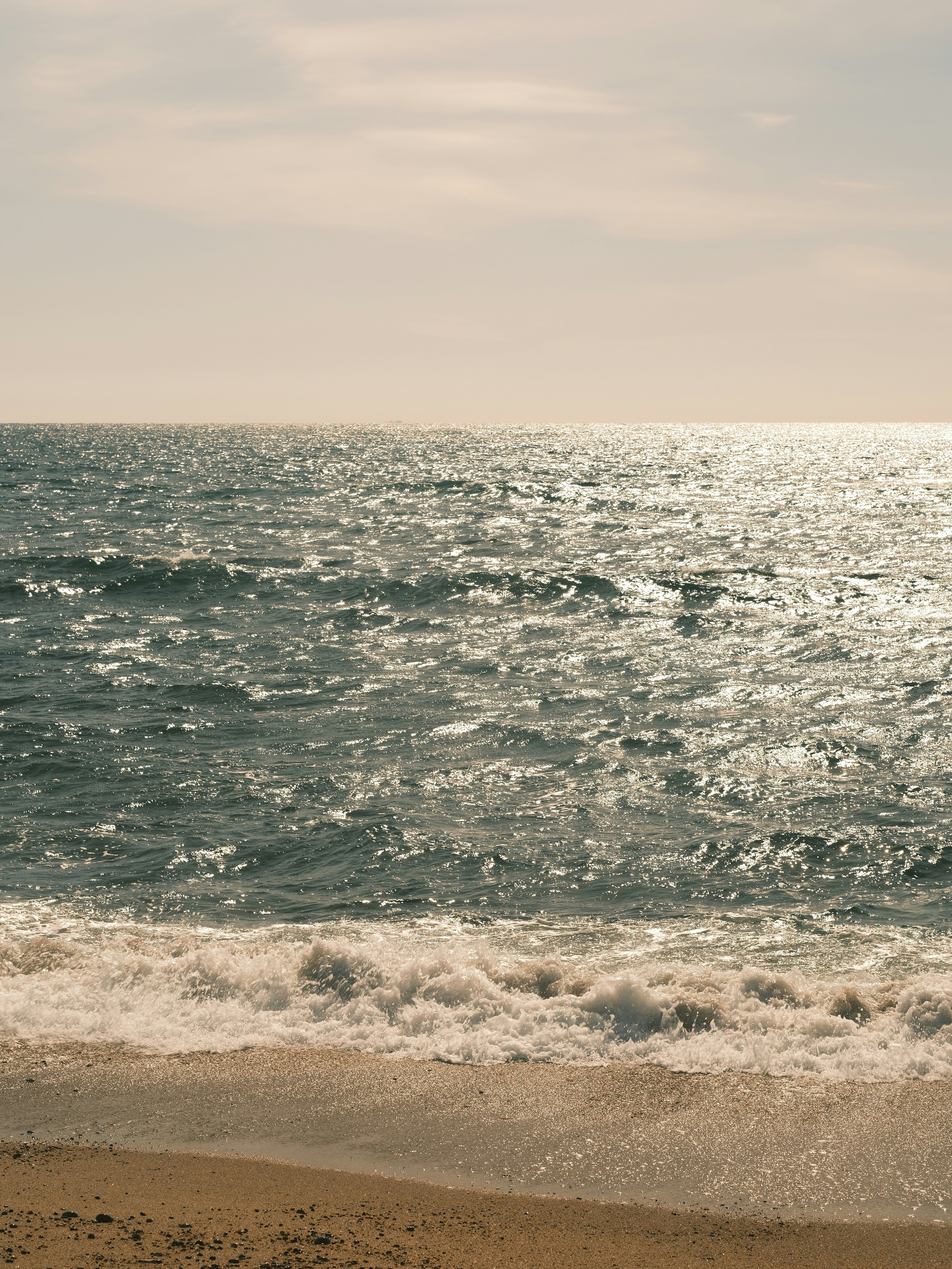 Glinting Shoreline at Dusk