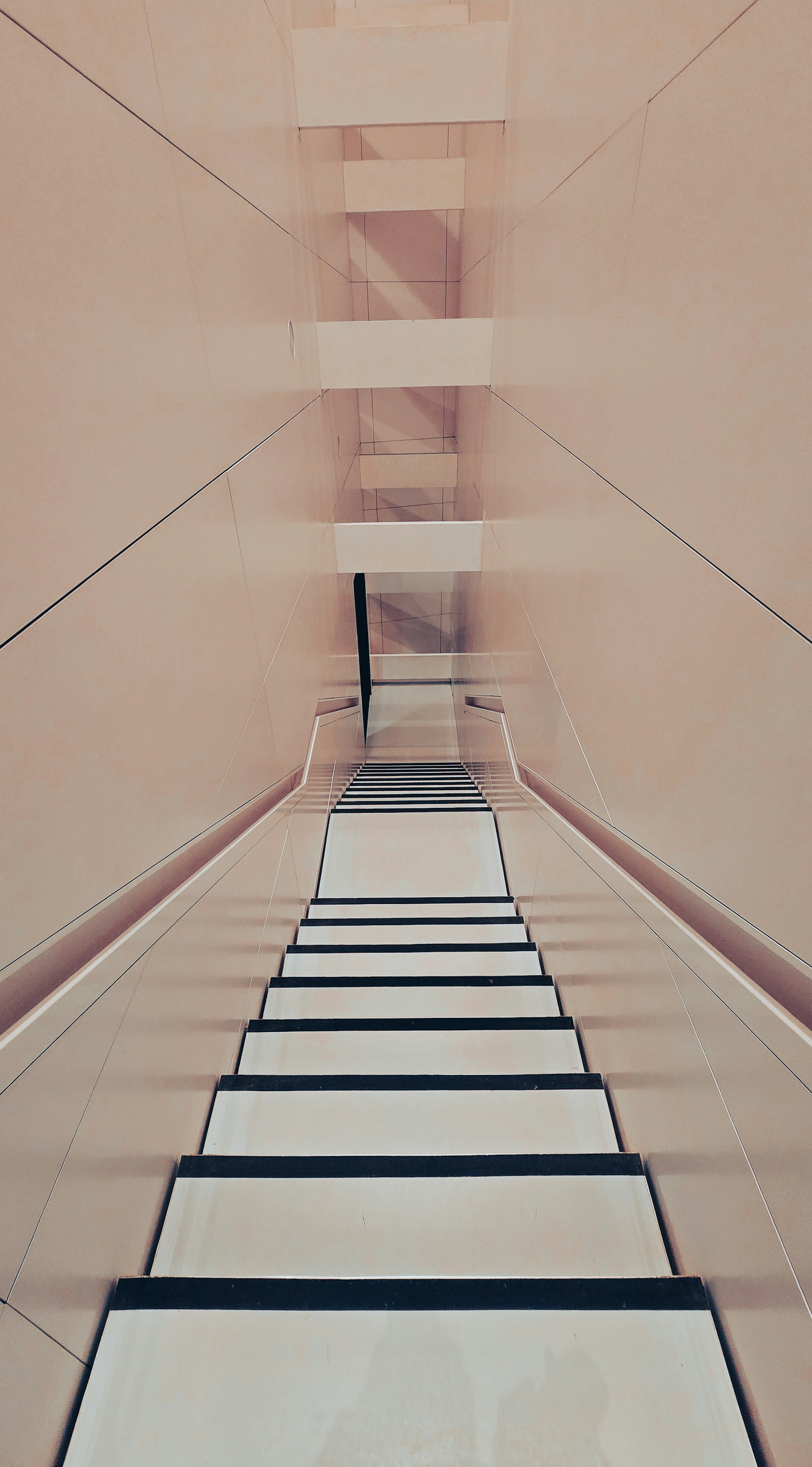 Ascending Perspective: Minimalist Staircase Toward Light