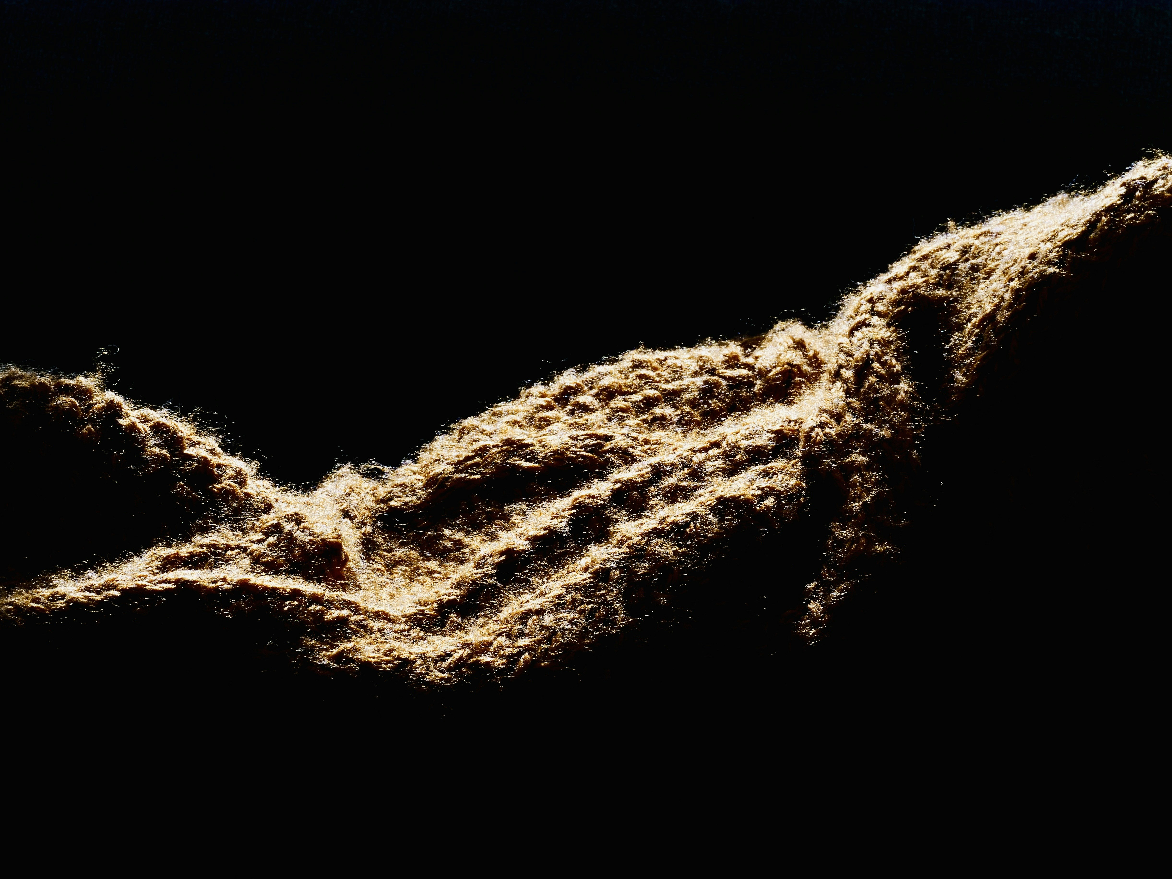 Golden Ribbon in Darkness