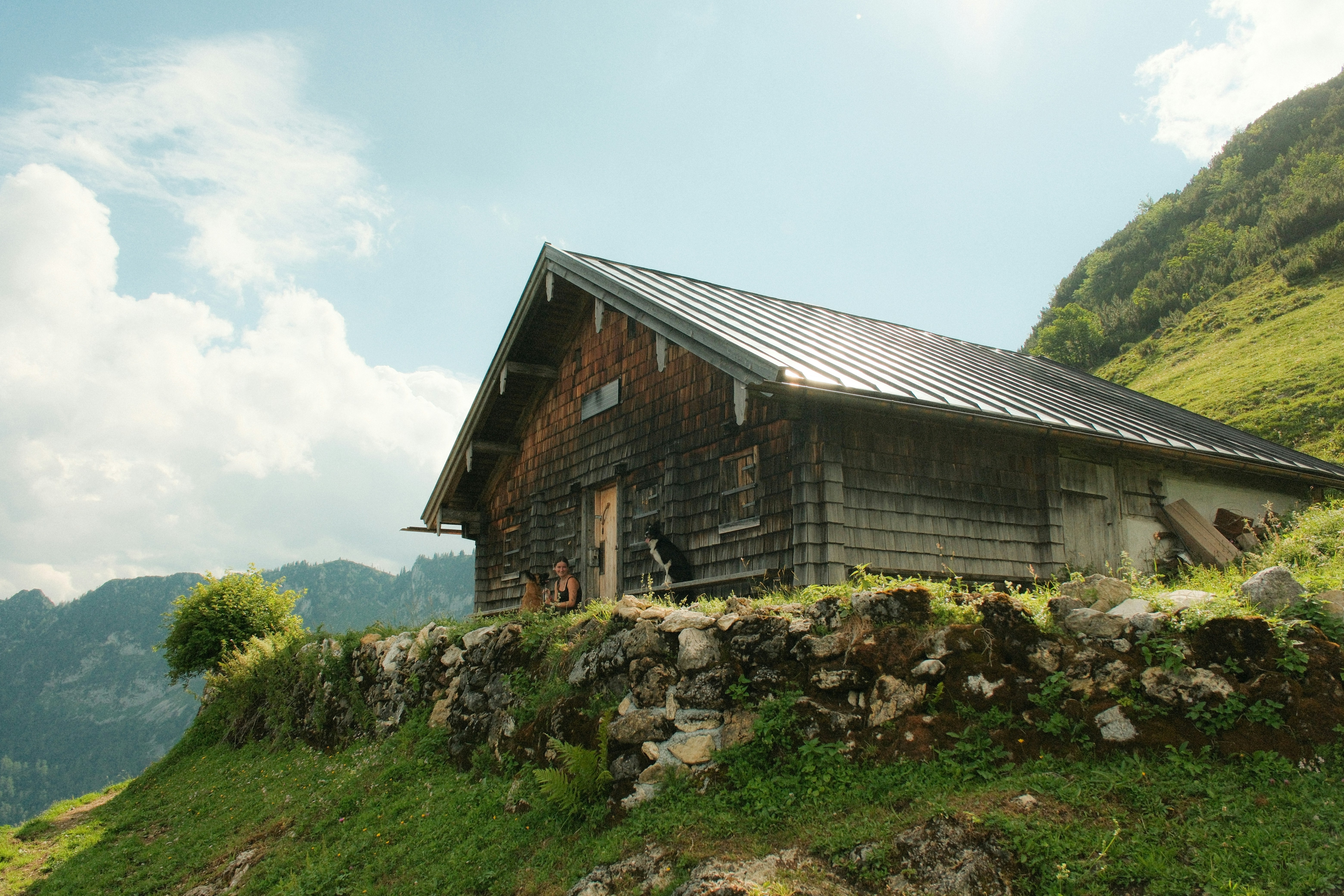 Stone Cottage on the Mountain Crest
