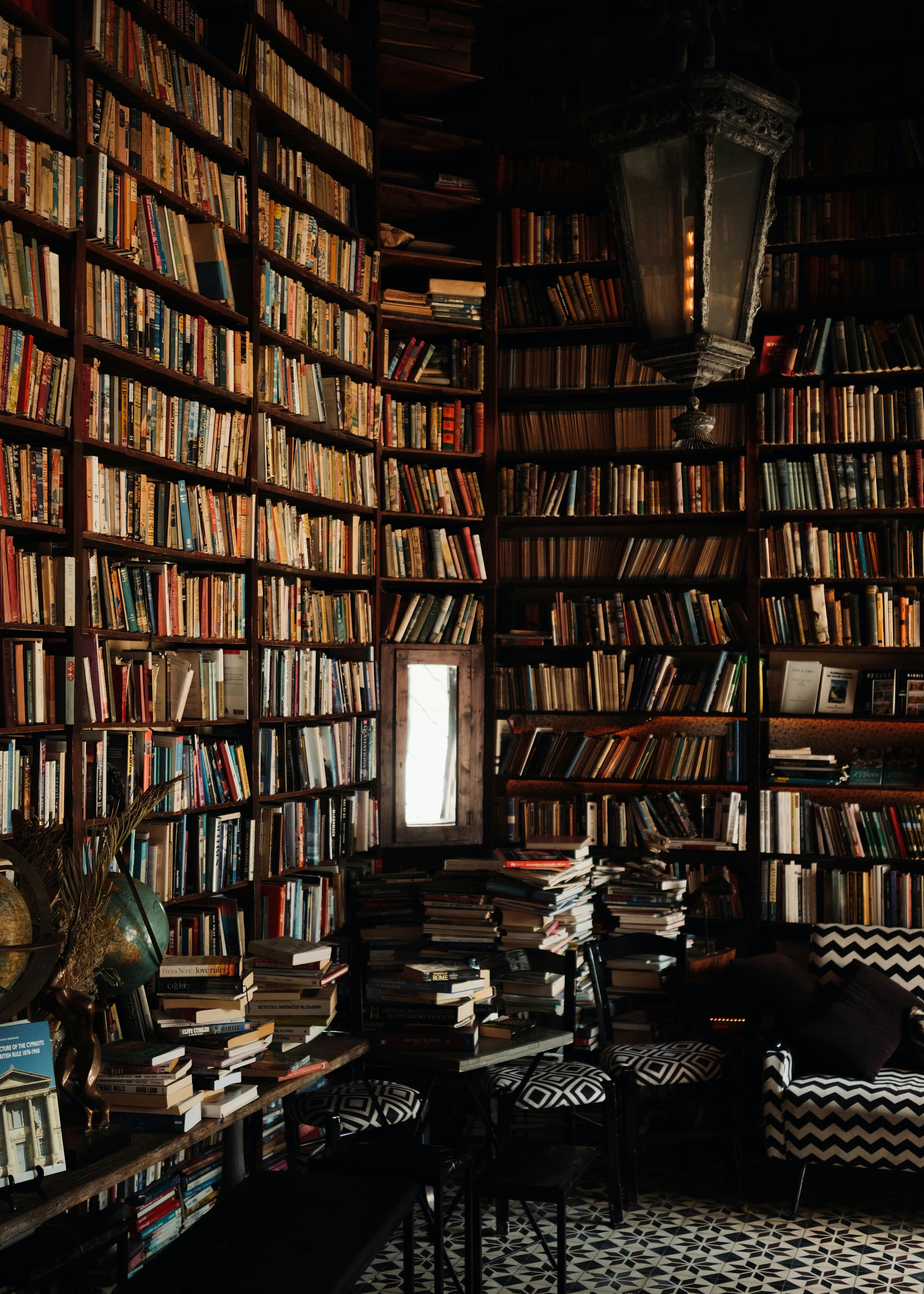 Midnight Library: Towers of Books and a Hidden Window