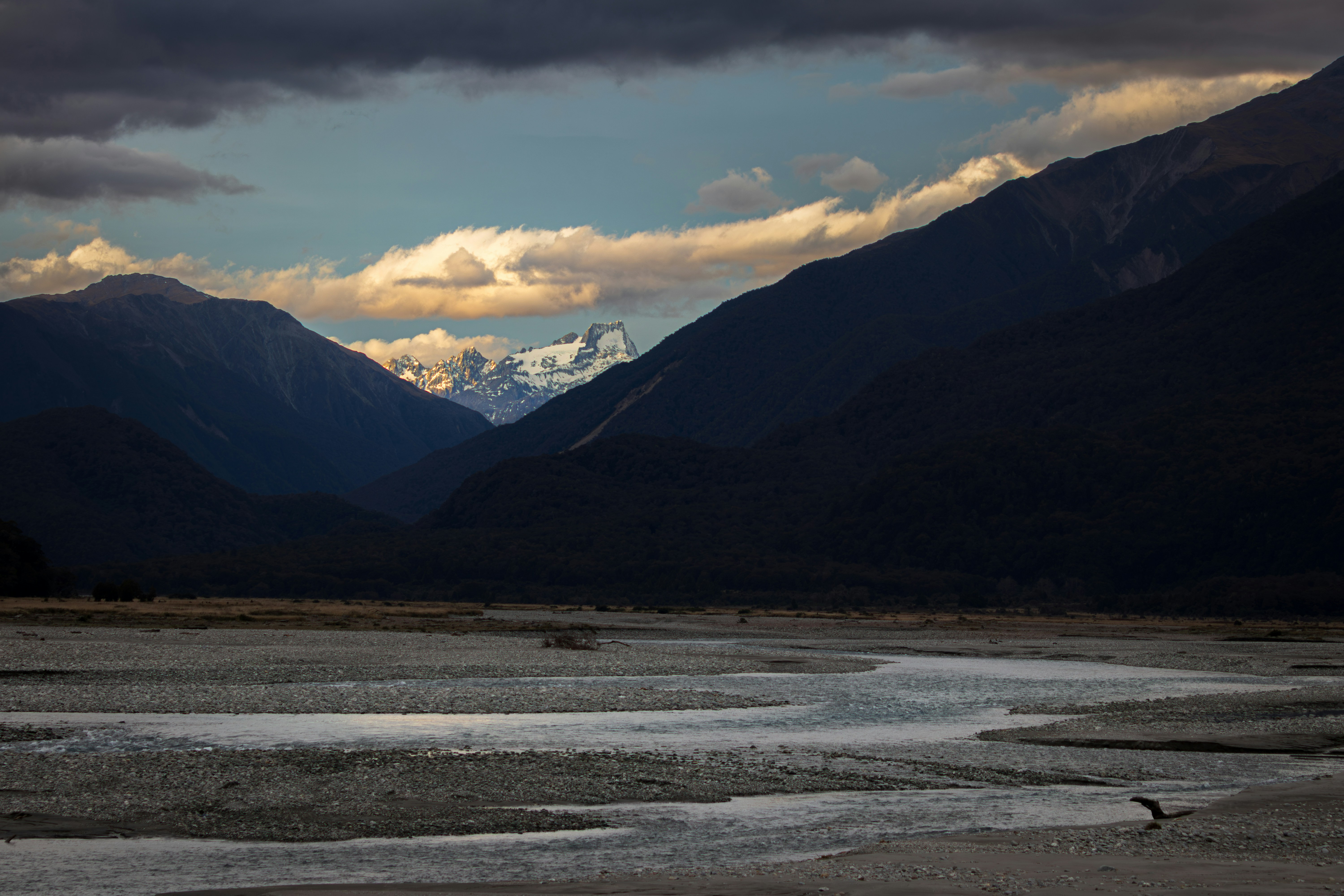 Valley Light Over the Icebound Peaks