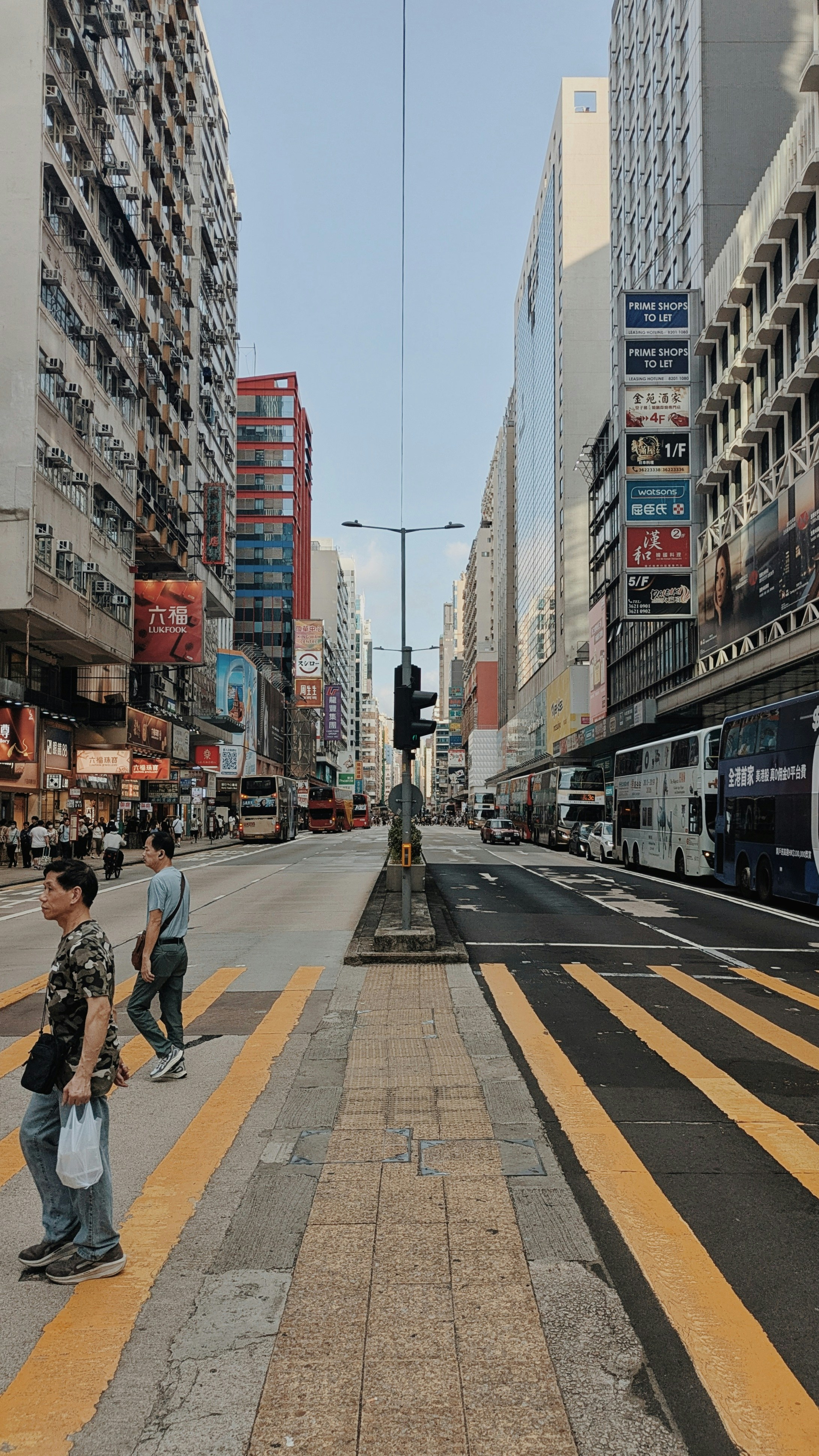 Crossroad Cathedral: City Street Leads the Eye to the Distant Horizon