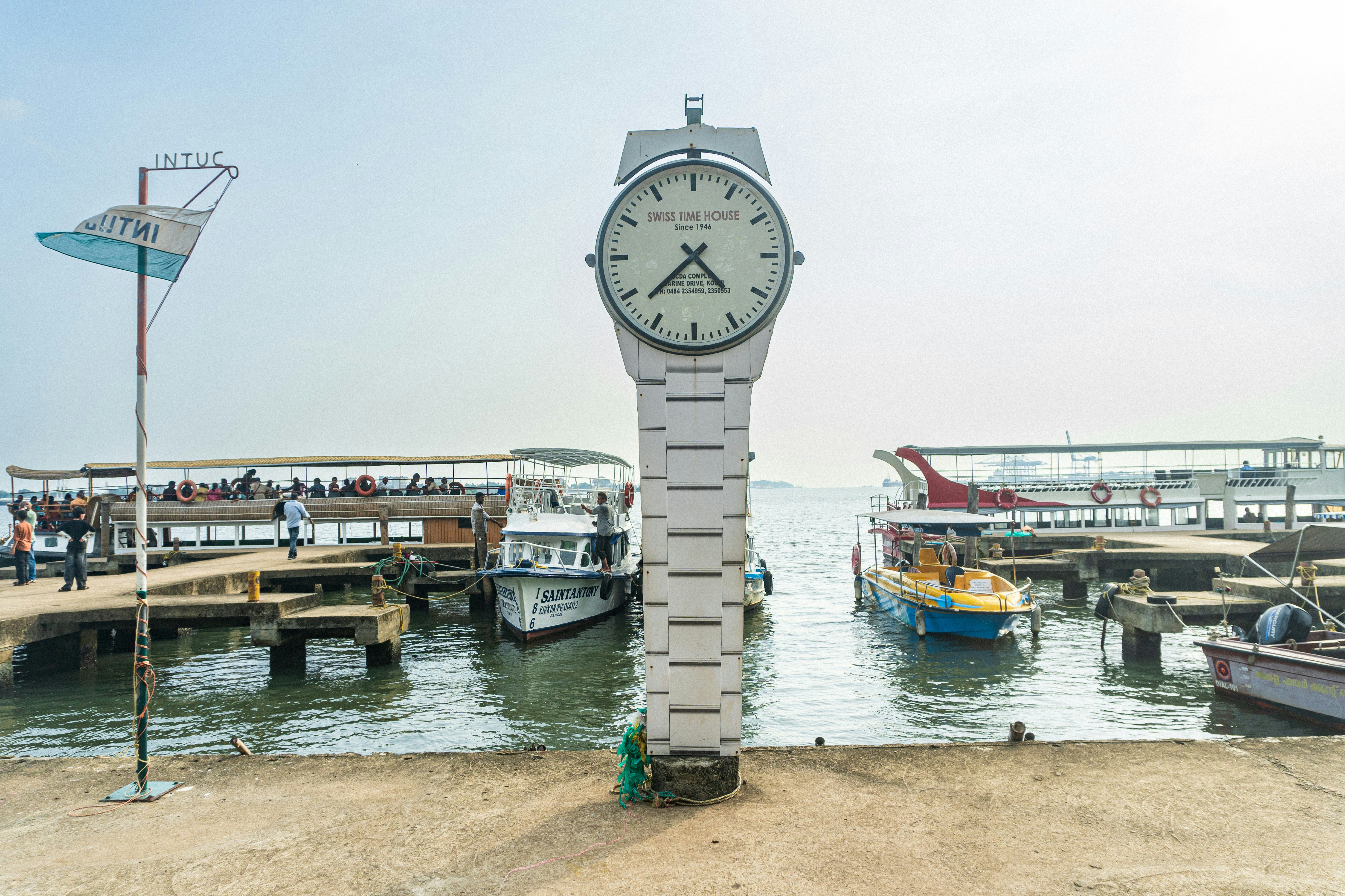 Harbor Clock: A Timed Welcome by the Waterfront