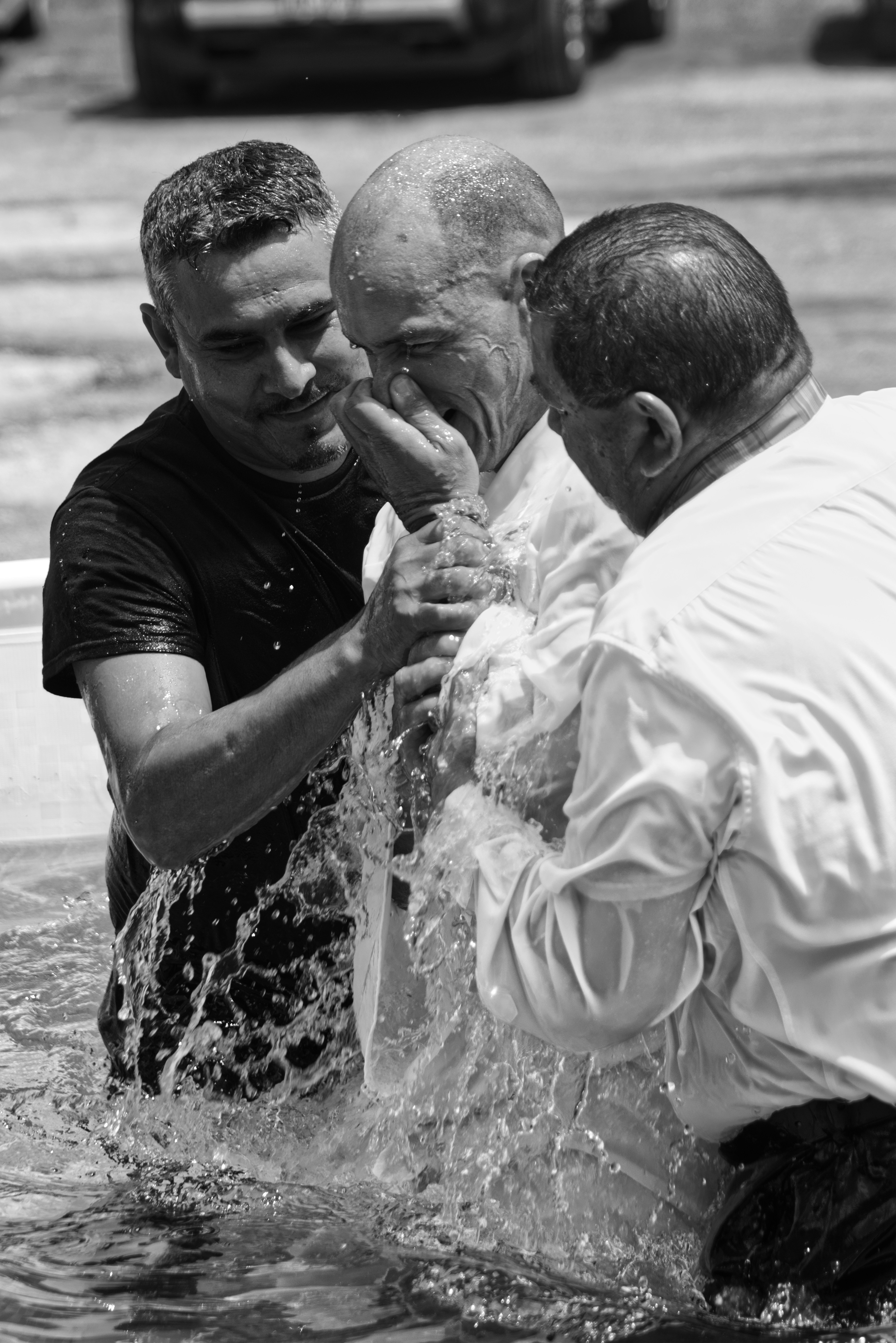 Baptism by Water: A Shared Moment of Calm Amid Chaos
