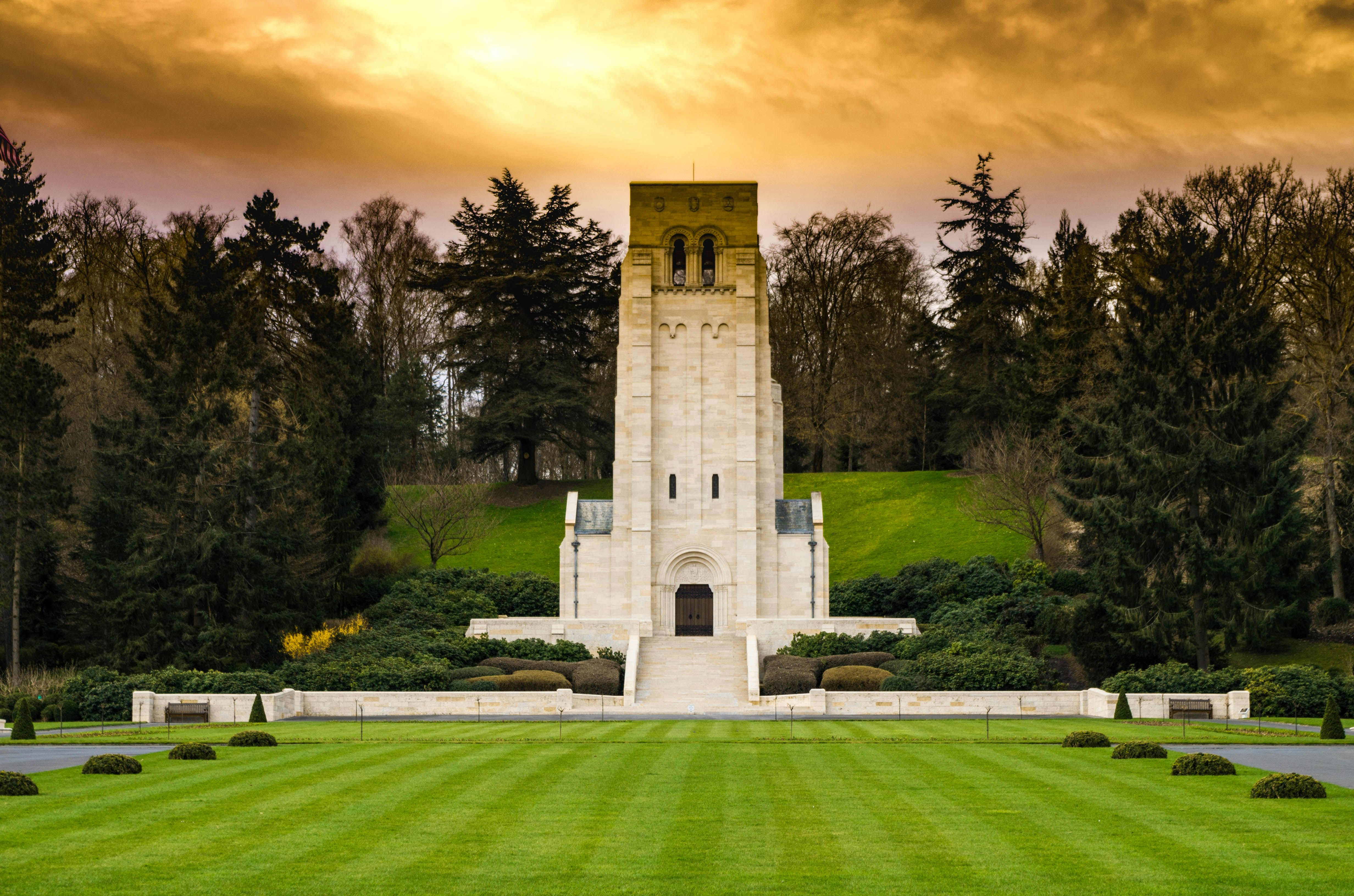 Tower of Reflection: Symmetry and Stone in a Park