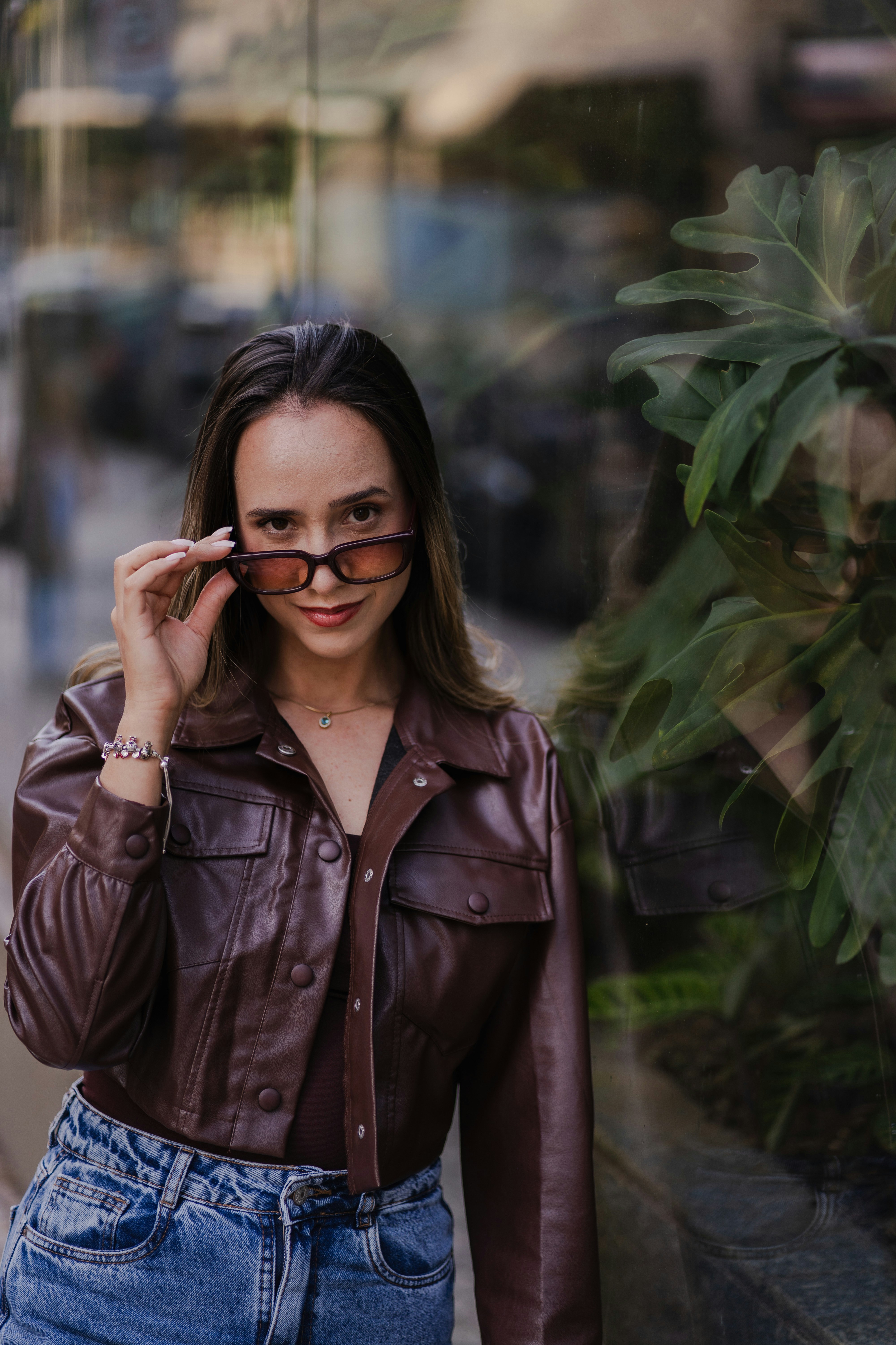 Edge of Attitude: A Glimpse Through Sunglasses