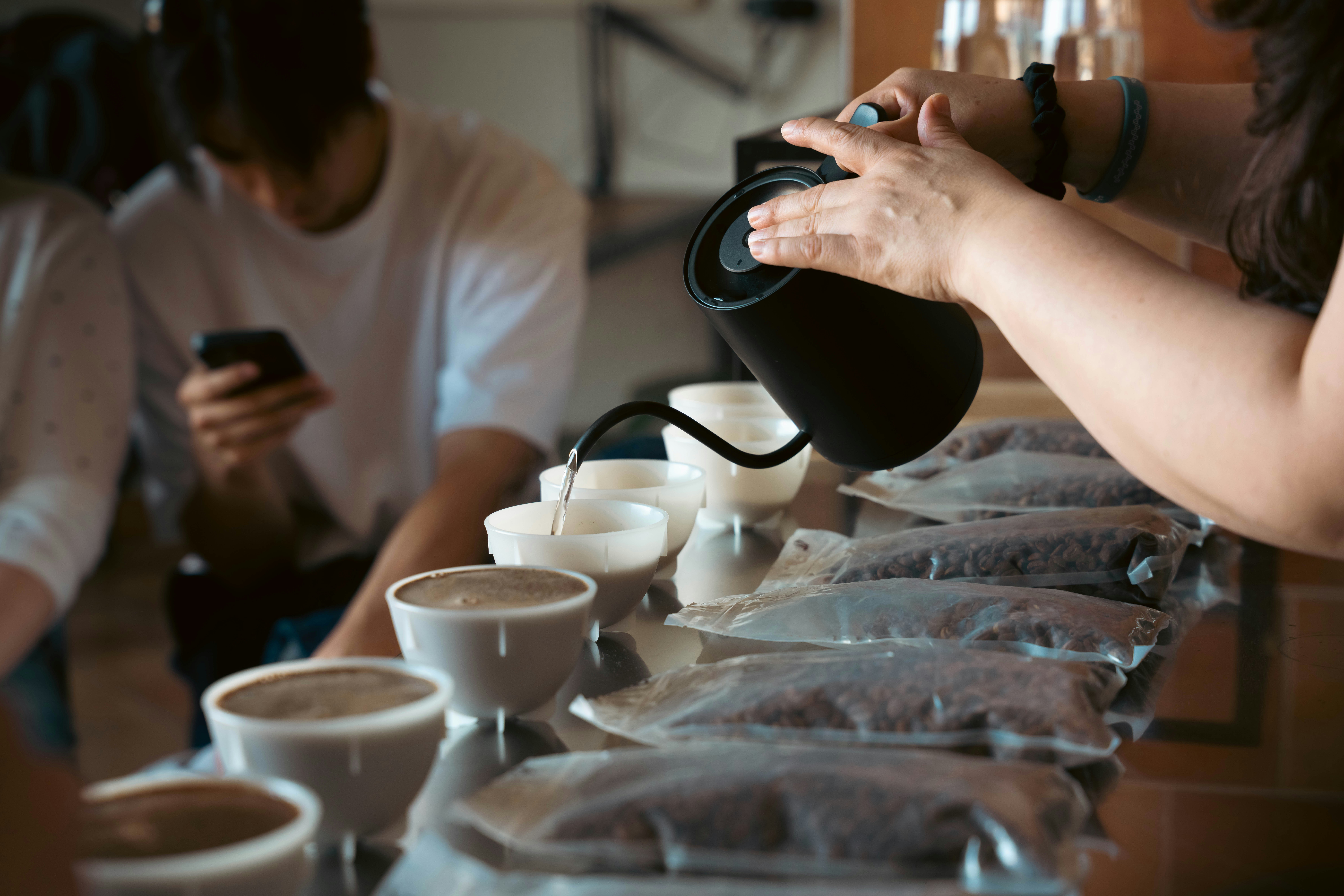 Tea-by-Tea: A Hands-On Pour Over Row
