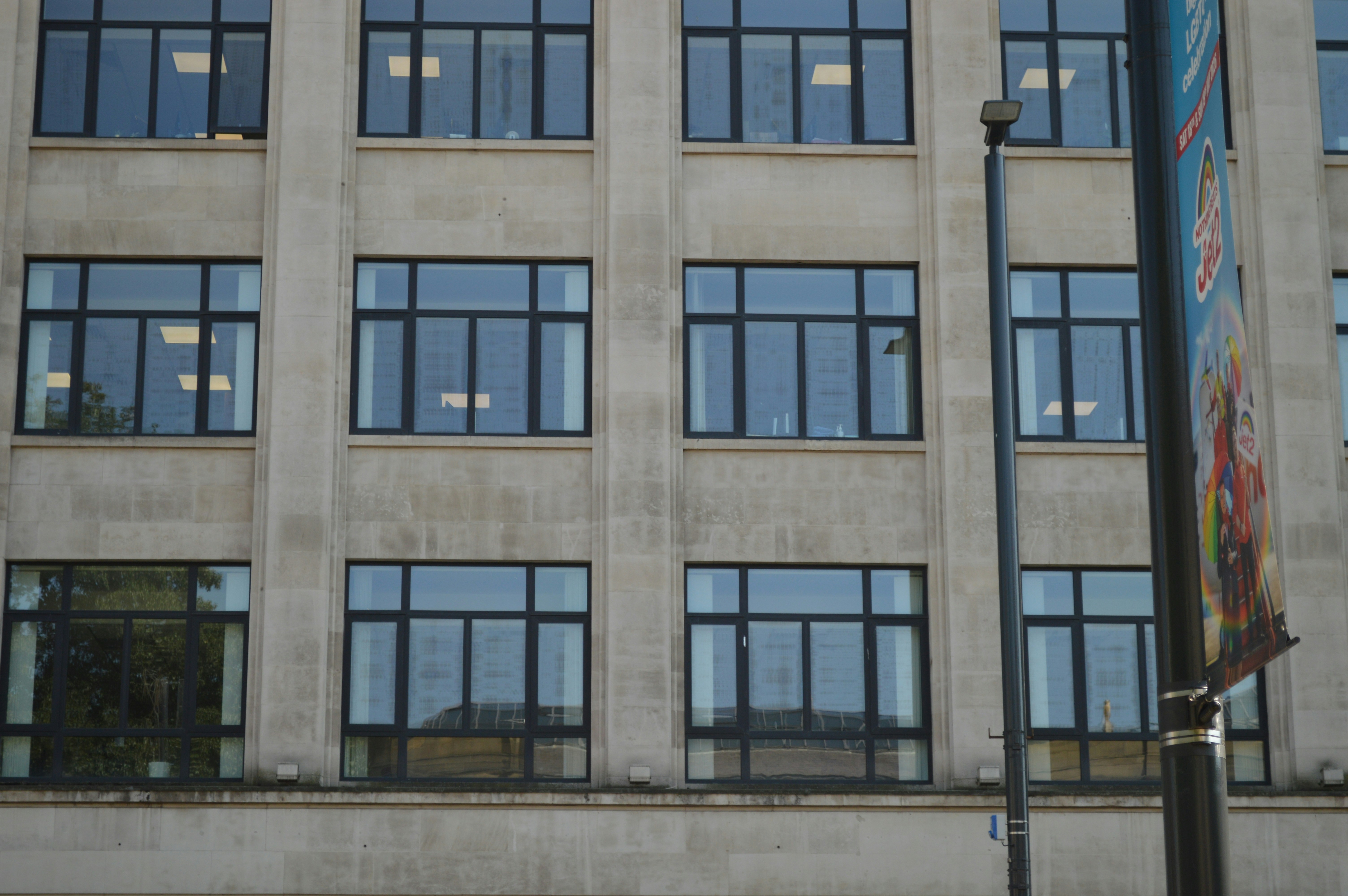 Urban Facade Windows: Symmetry in Concrete