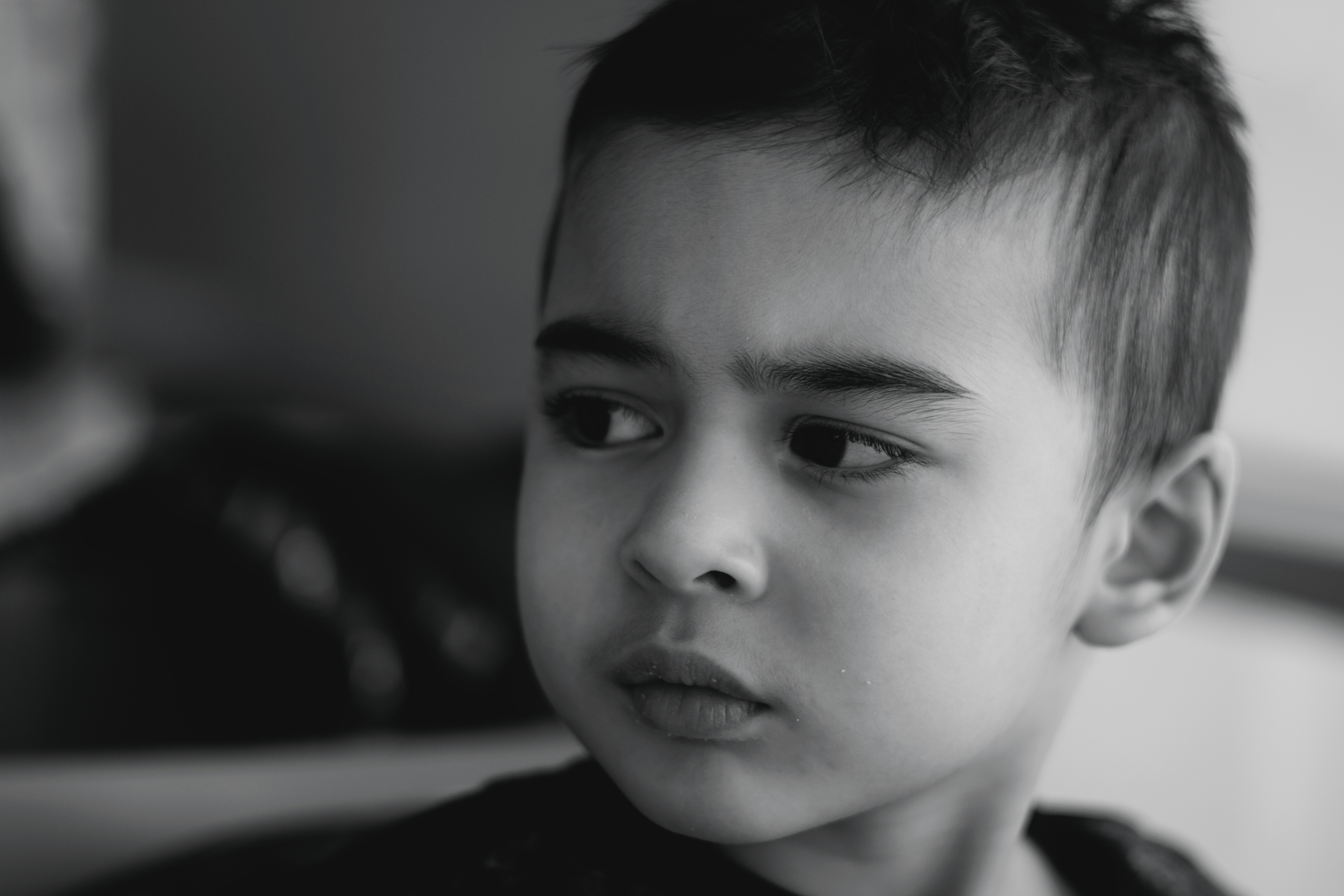 Gaze Turned: A Quiet Moment of Thought