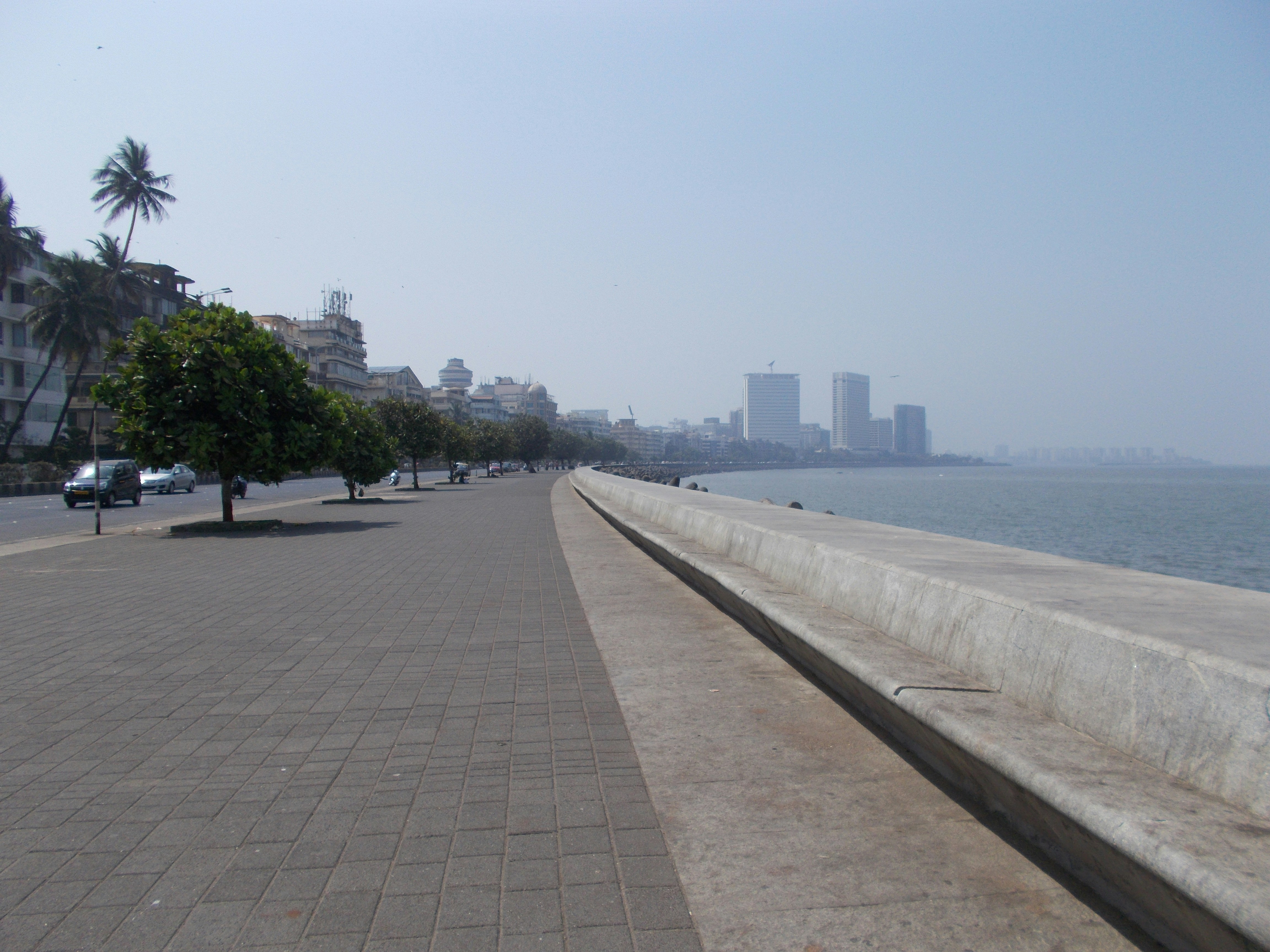 Seafront Promenade Vanishing into the City