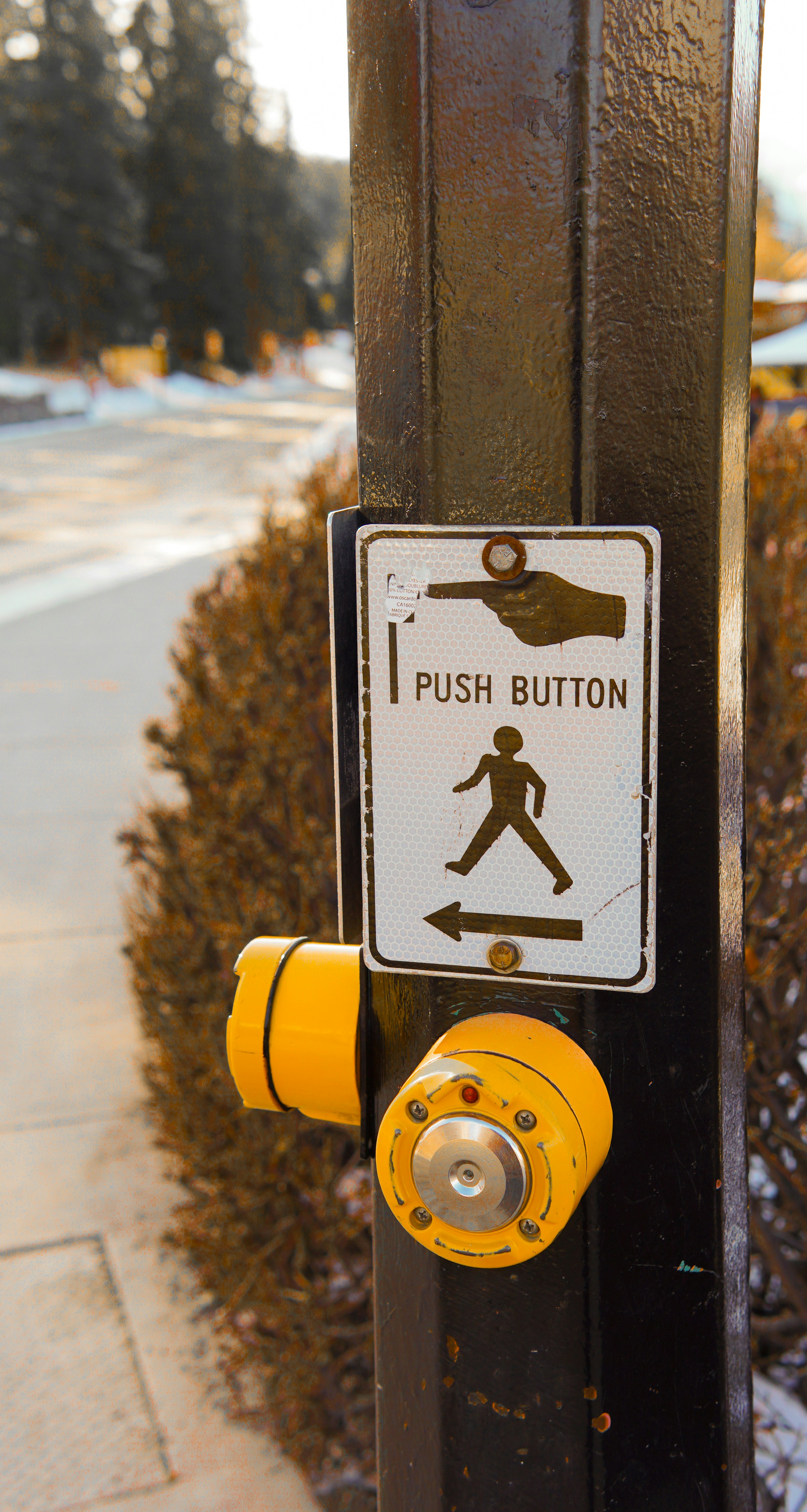 Push Button Beacon: A Quiet Moment with a Windowsill of Steel