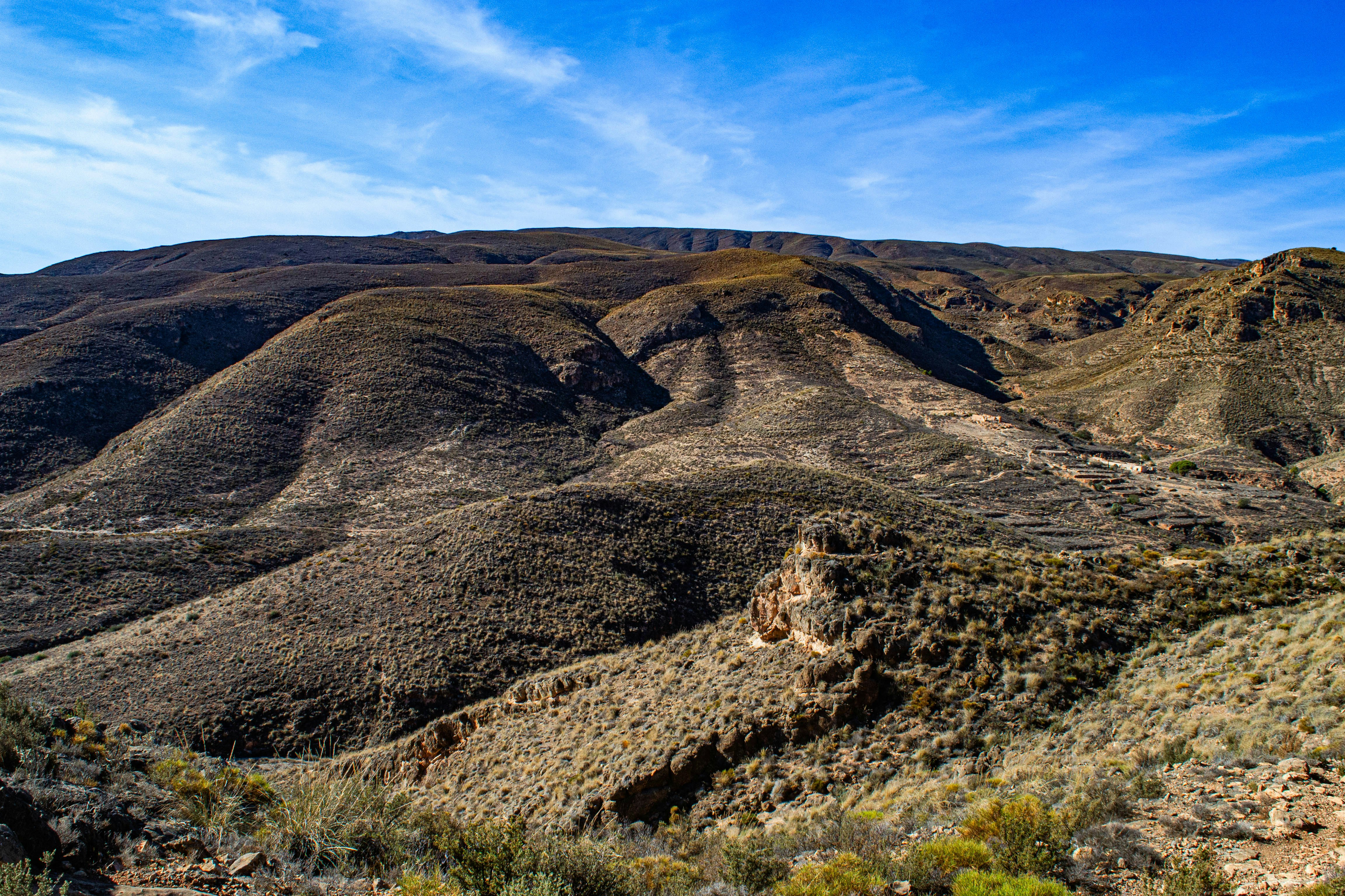 Desert Ridge under a Clear Caraway Sky