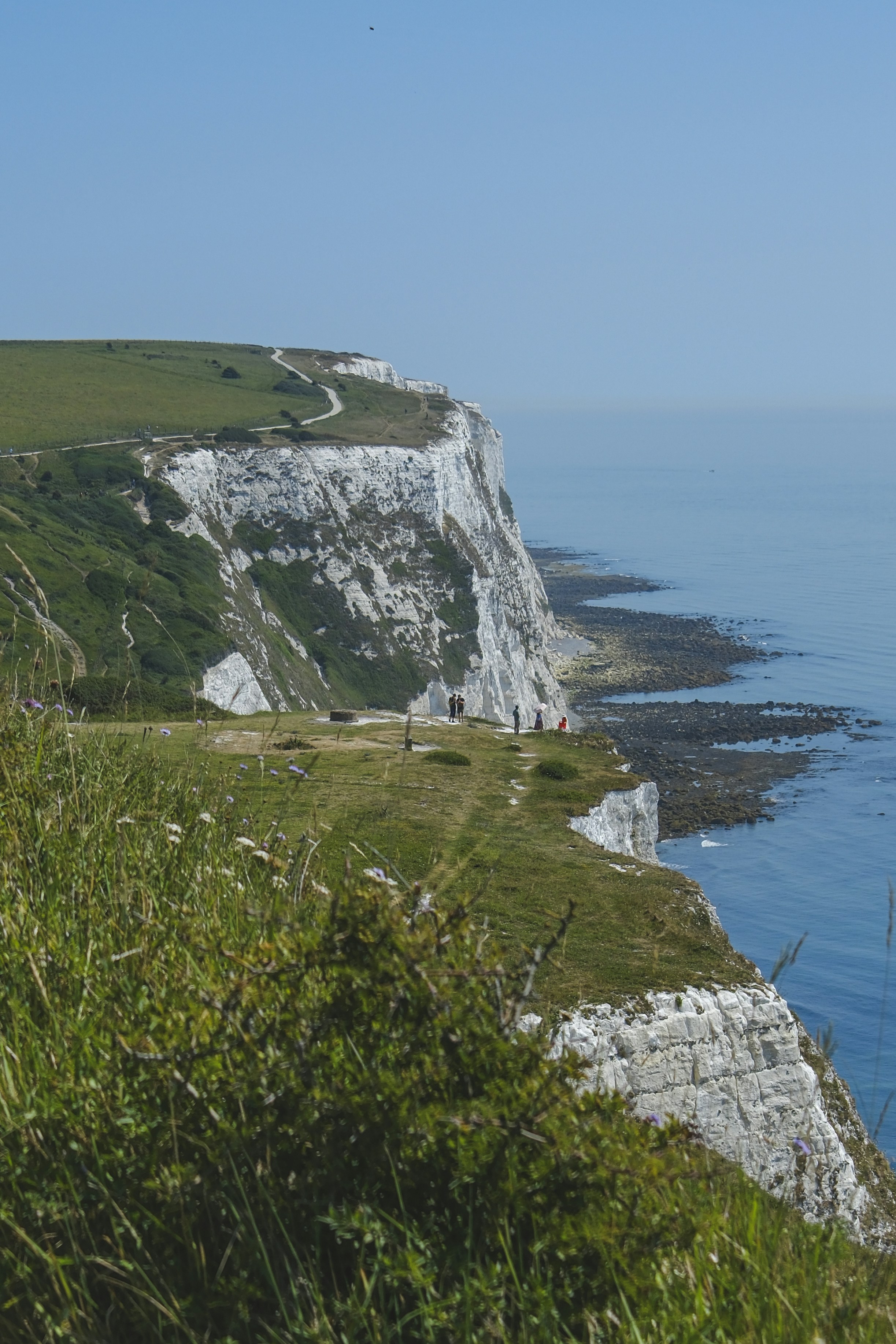 Cliffside Path at Distant Horizon