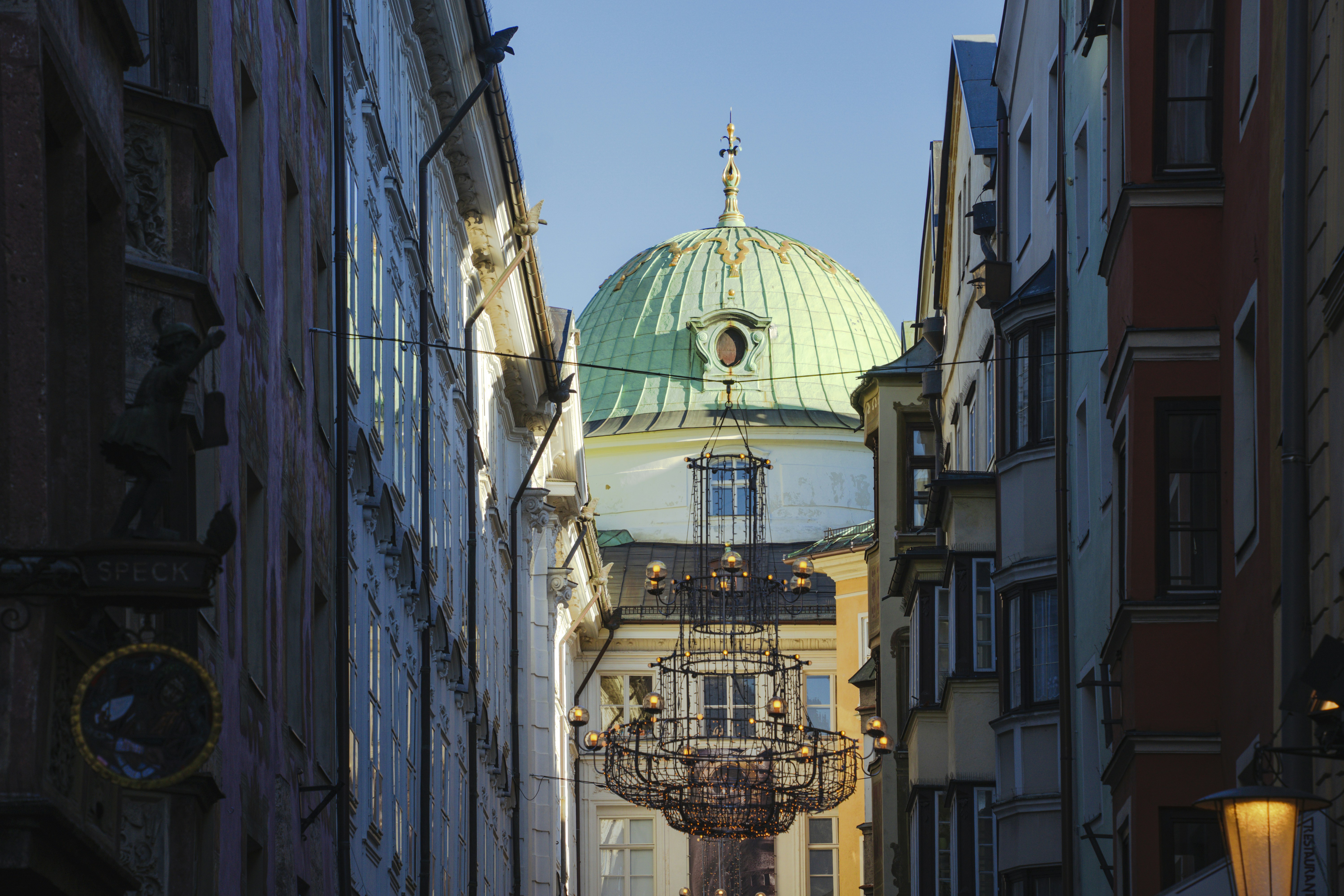 Dome over a Narrow Street: Urban Light and Architecture