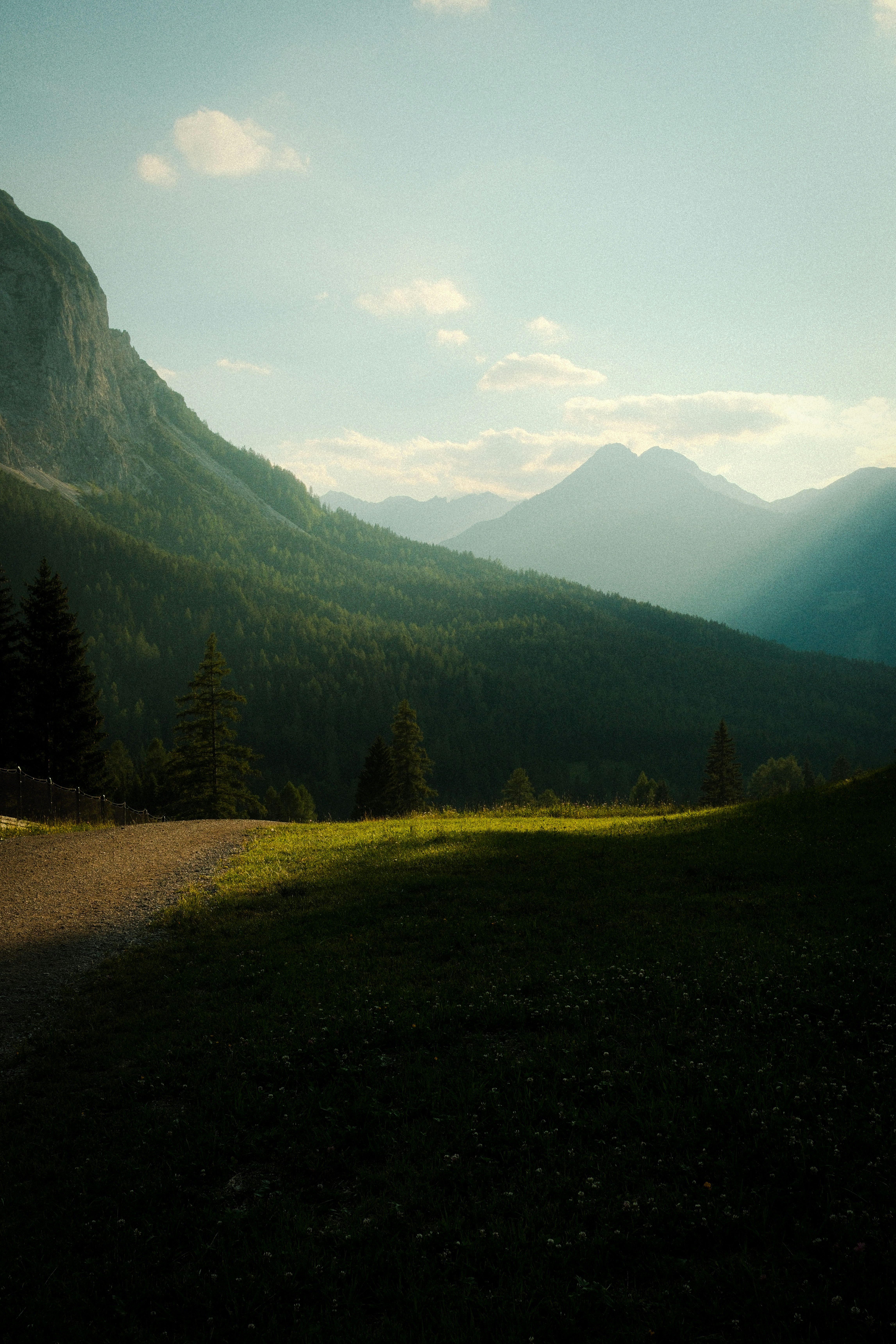 Sunlit Ridge: A Quiet Path Through the Mountain Afterglow