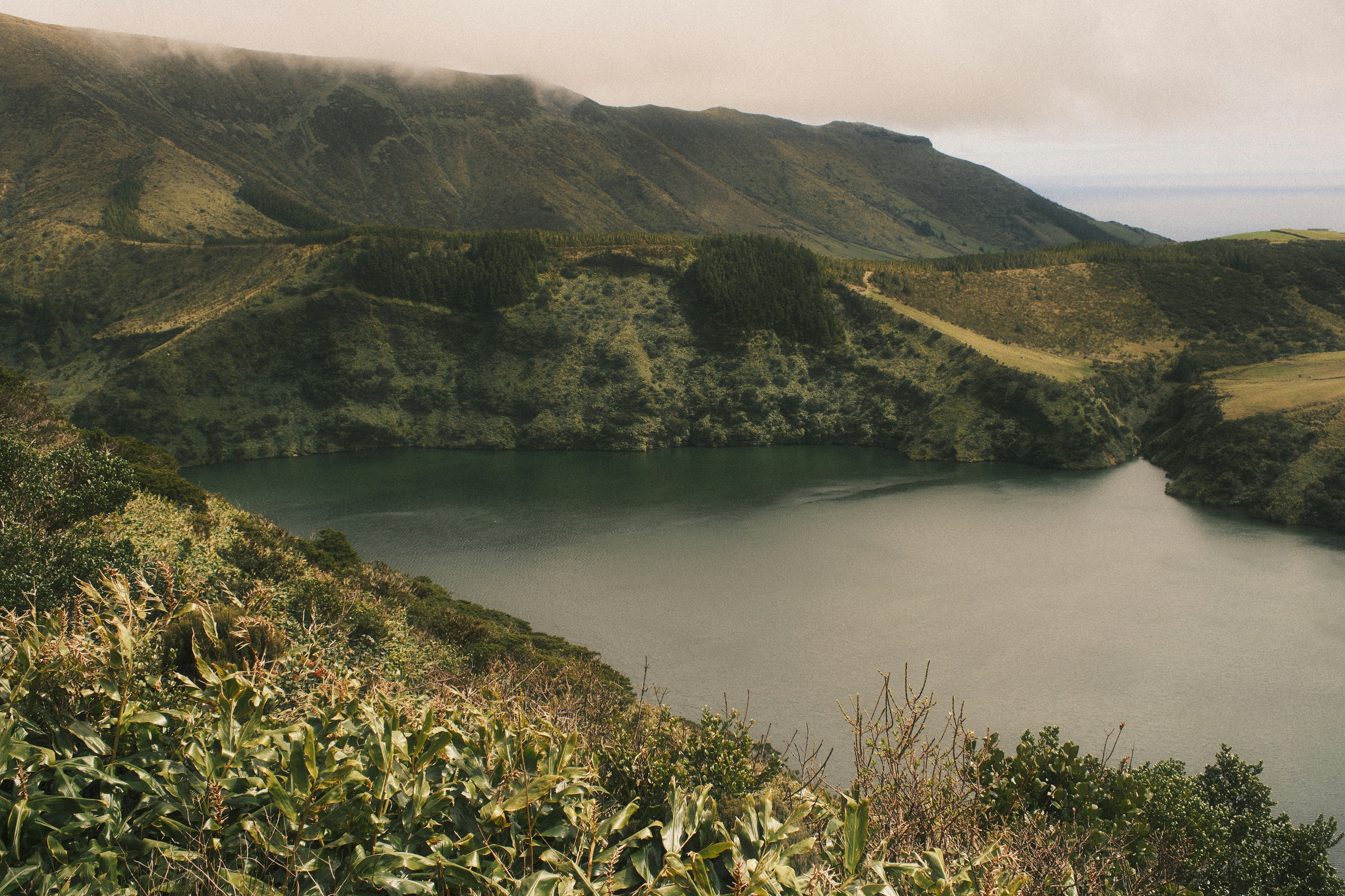Serene Caldera Ridge Overlook
