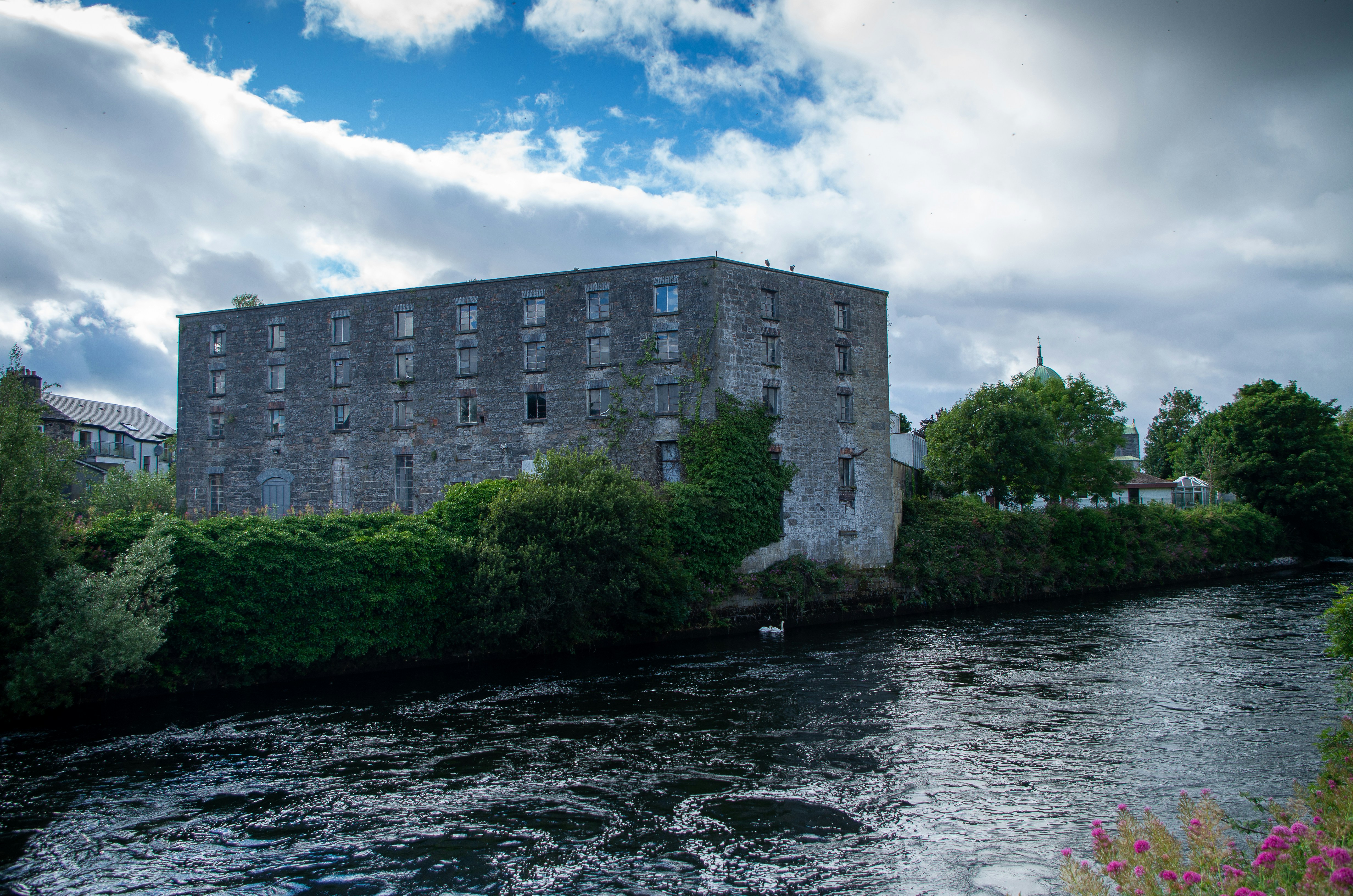 Ruined Granary Overlooking the River